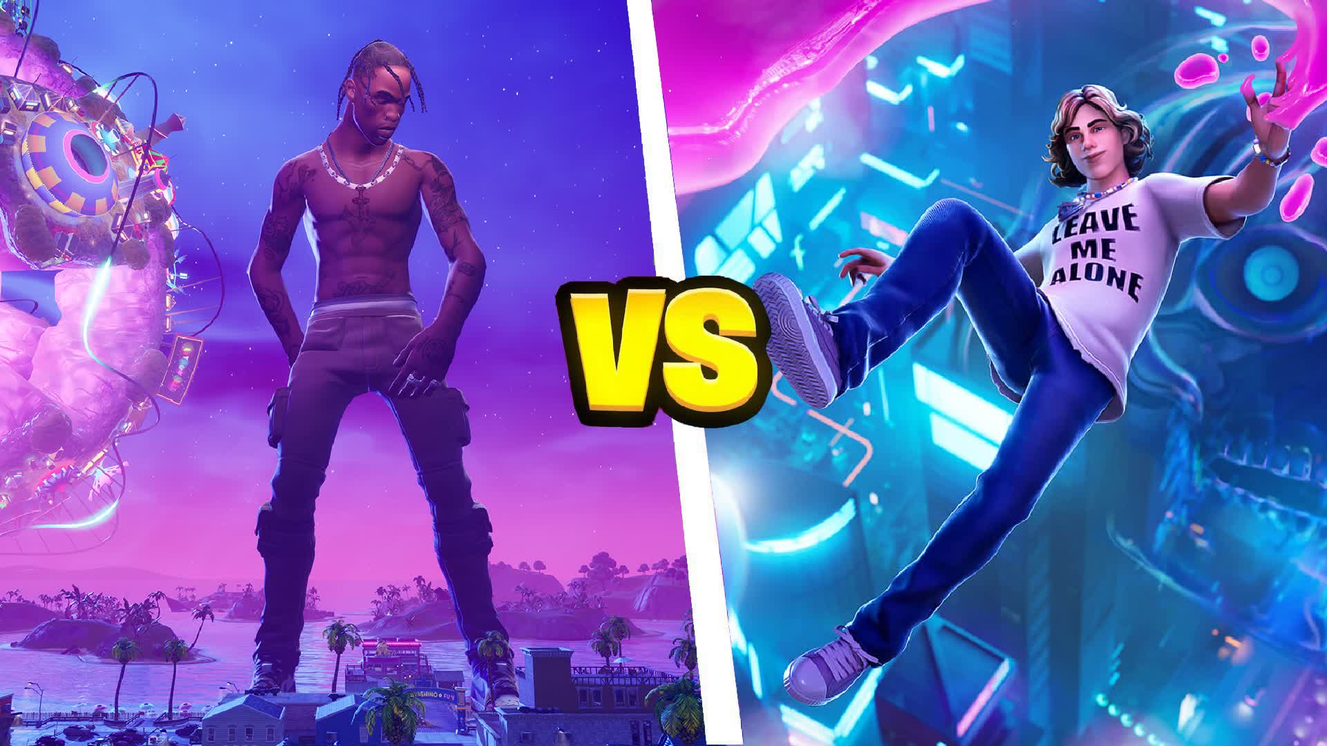 🎤TRAVIS SCOTT VS THE KID LAROI🎧 1910-0489-2374 by test - Fortnite ...