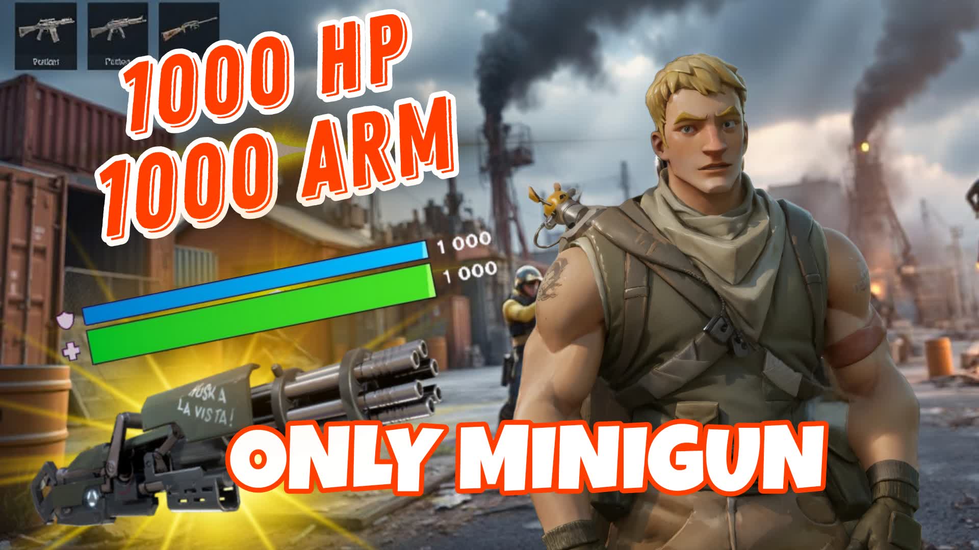 1000 HP MINIGUN FIGHT 0883-3798-9915 by vityanagibator - Fortnite ...