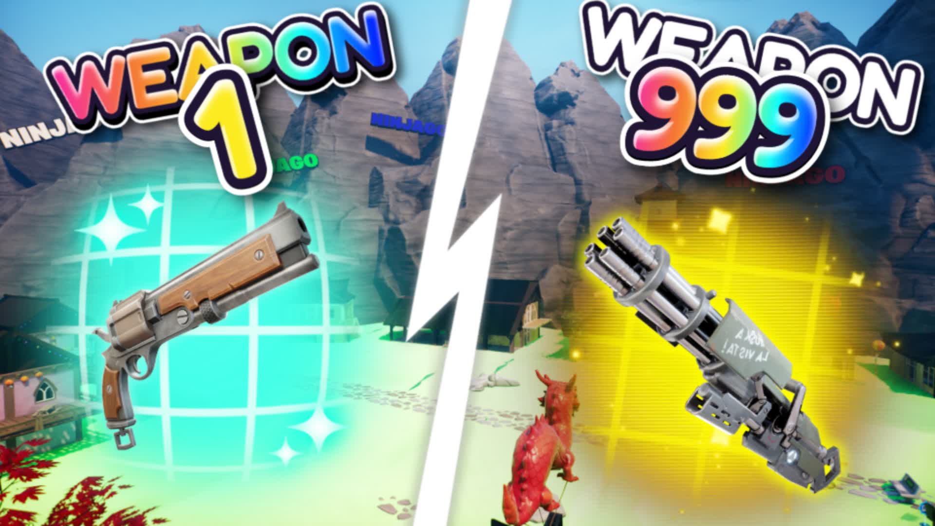 💥NINJA GUN GAME 🎯 ONE SHOT 2158-8450-7163 by bingobuild - Fortnite ...