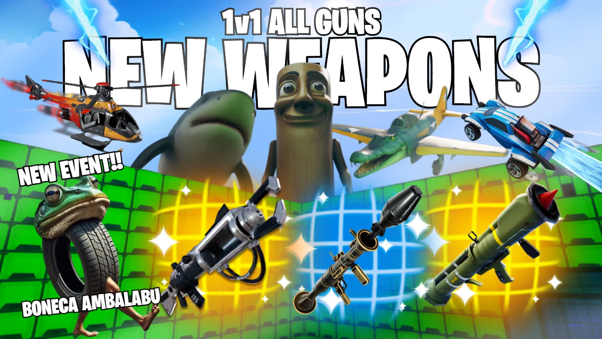 🧠MEGA BRAINROT 1V1 EVERY GUN 3318-3665-4723 by arthur_gam4r - Fortnite ...