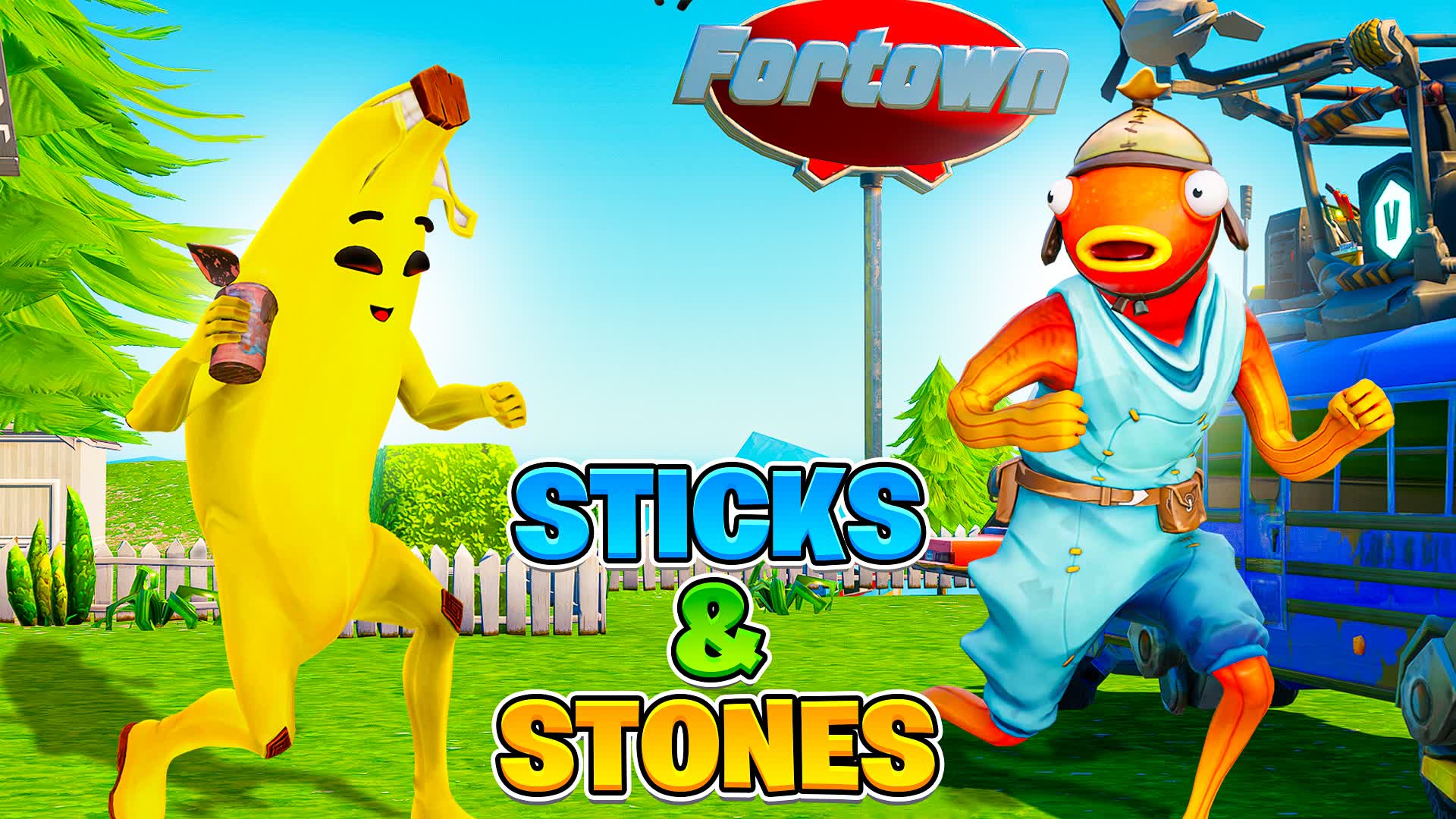 FORTOWN - STICKS & STONES 2484-4896-4557 by tehh - Fortnite Creative ...