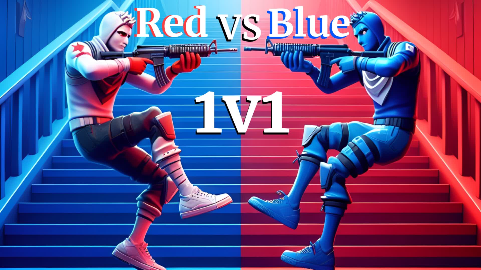 Red vs Blue 1v1🔴🔵 6230-7076-4159 by lanna - Fortnite Creative Map Code - Fortnite.GG