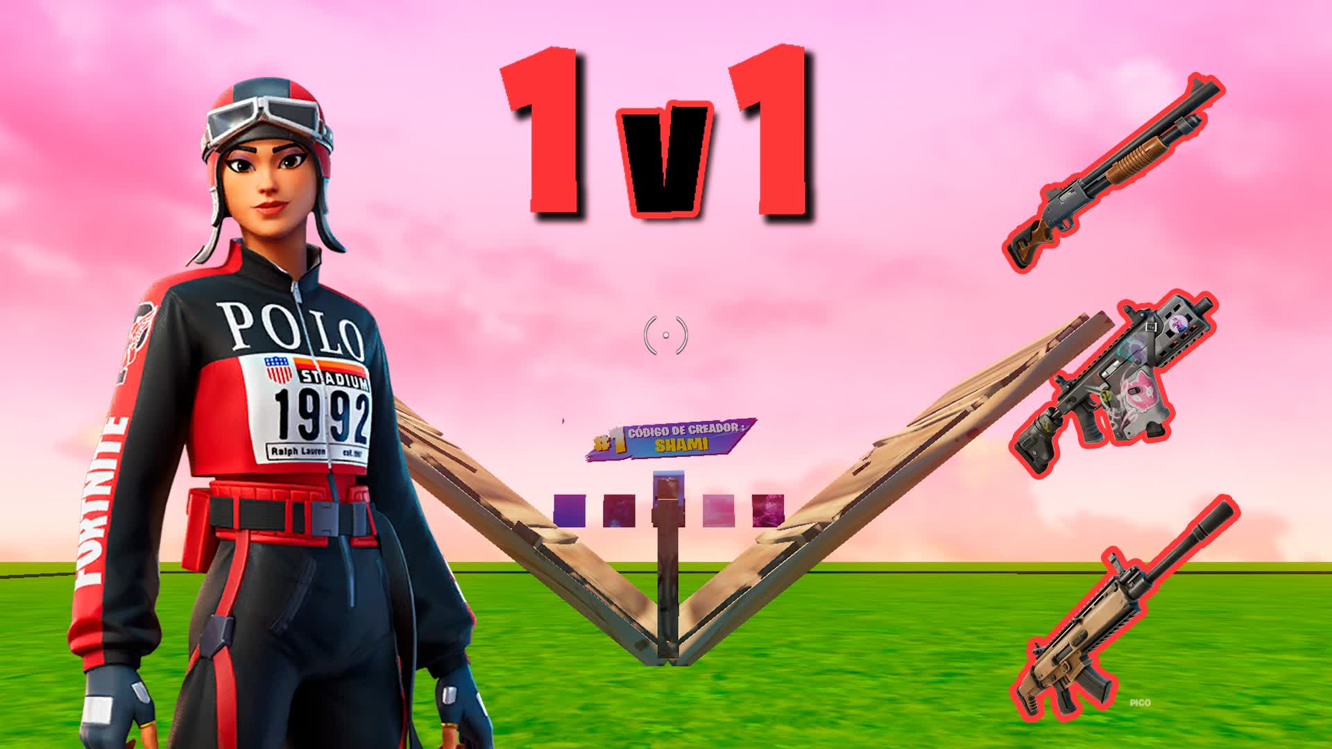 Shami 1v1 Build Fights⭐ 7635-0293-5107 par shami - Fortnite