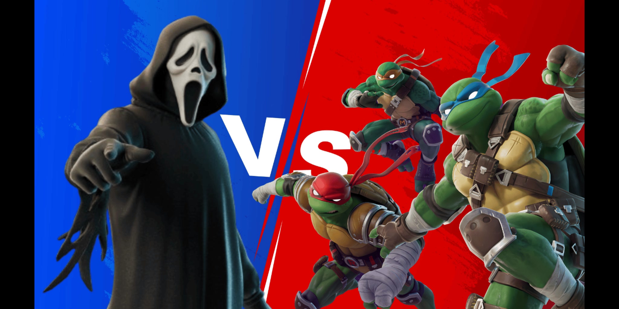 RED VS BLUE - TMNT VS FORTNITE 7510-1059-0429 by moksho - Fortnite ...
