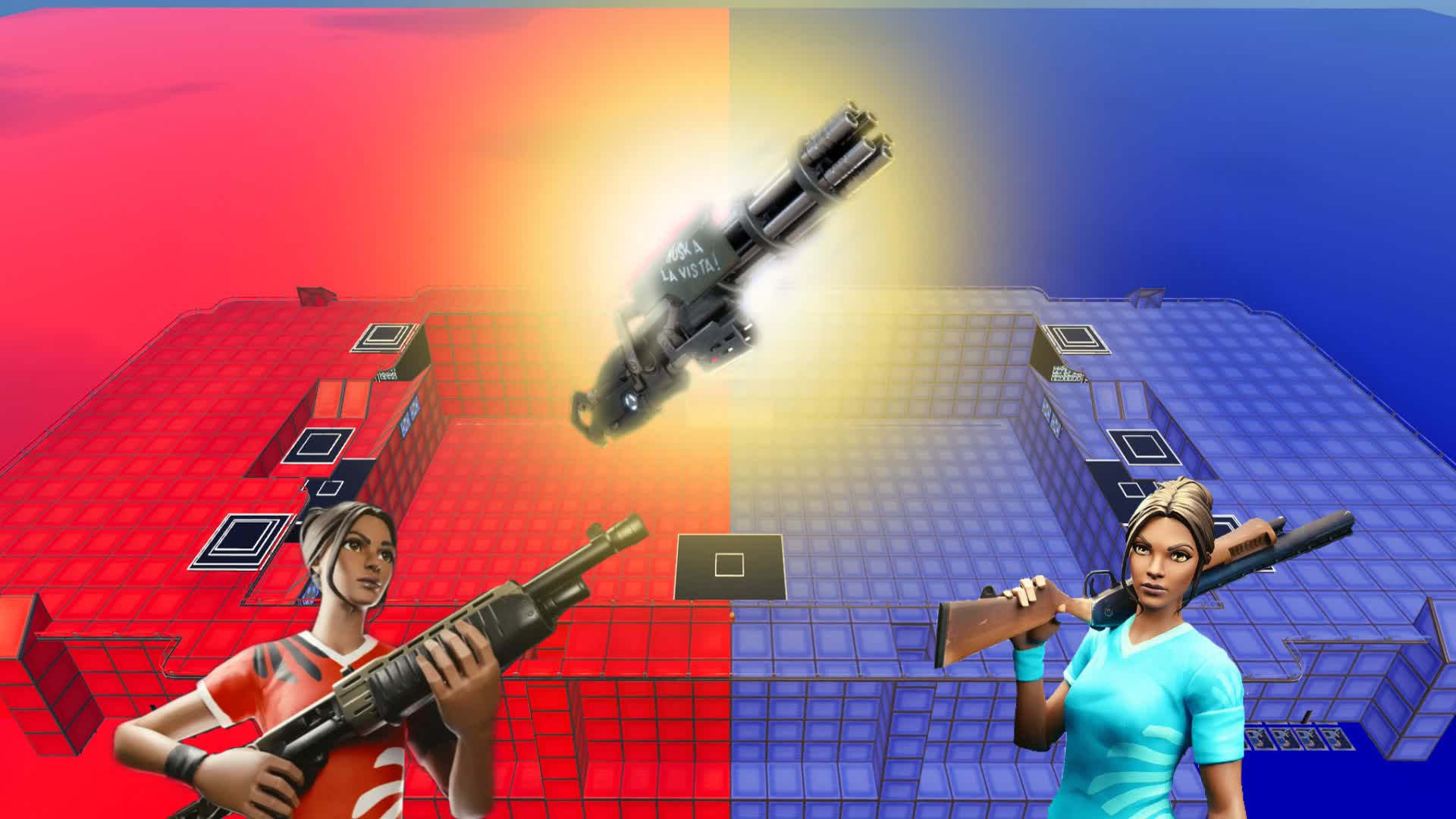 ULTIMATE RED VS BLUE🔴🔵 8897-3386-4291 by thecreatorzanz - Fortnite