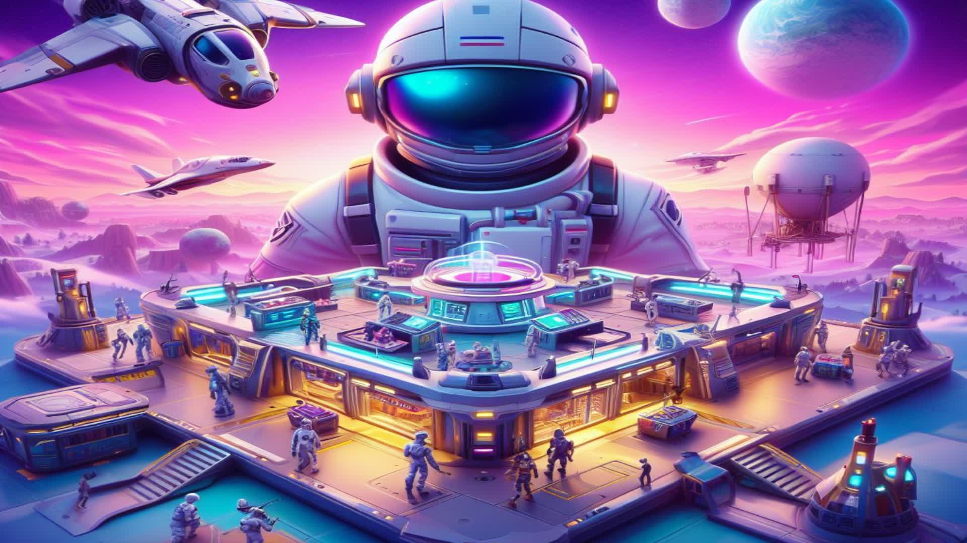 SPACE FACILITY GUN GAME 5485-0481-9591 by duxie - Fortnite Creative Map ...
