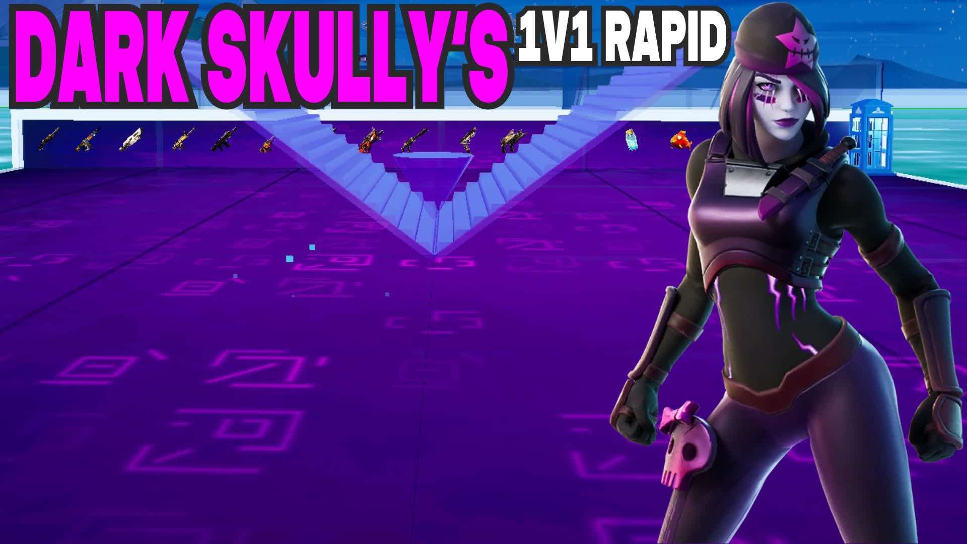 DARK SKULLY 1V1 RAPID 1368-5095-3989 by eduzera - Fortnite