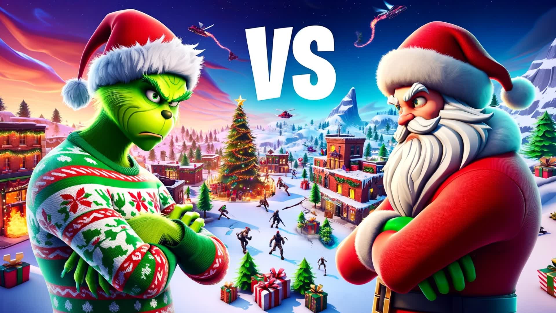 🎅Santa Vs Grinch👺 | OG 🎄 4894-2012-4723 di teamfmc - Fortnite