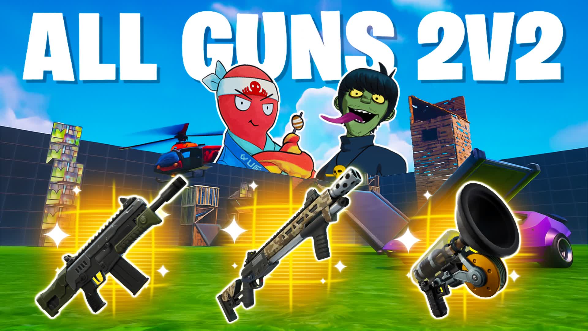 1v1 2v2 WITH EVERY GUN 9586-7244-9881 by shinok - Fortnite Creative Map ...