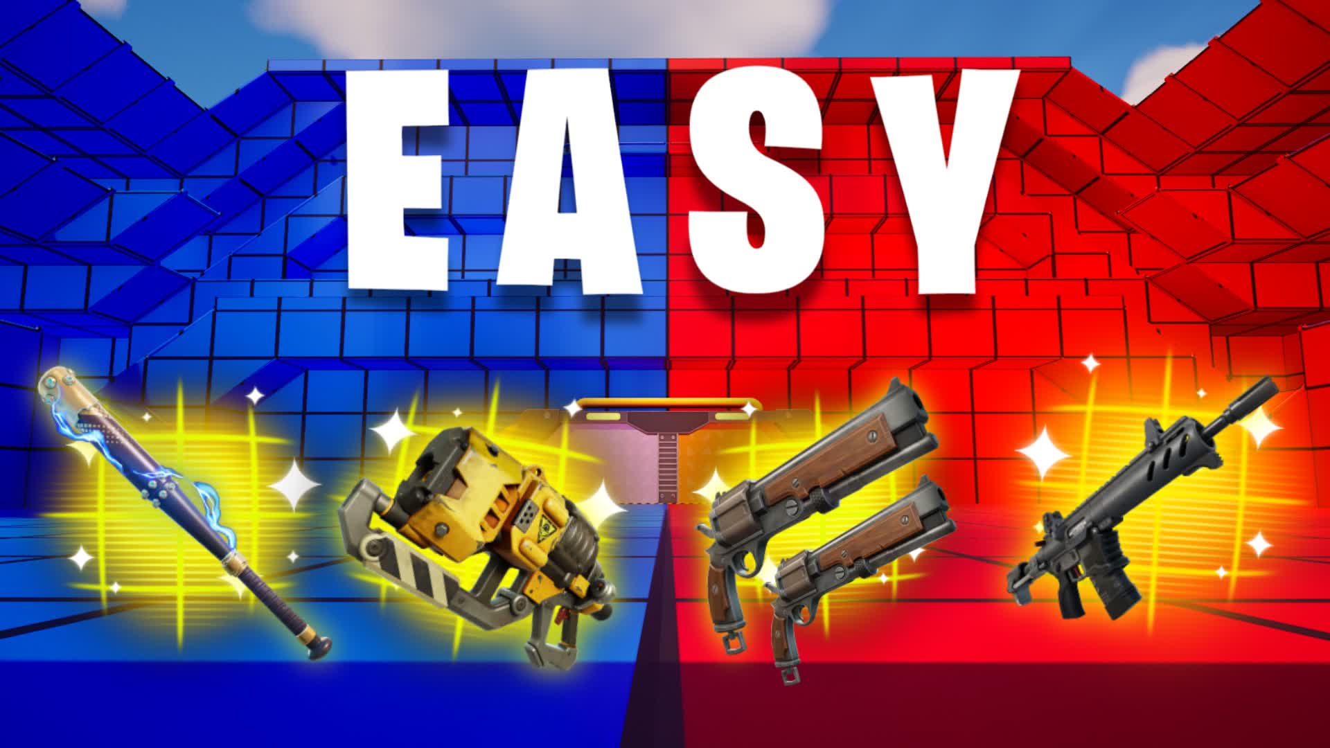 EASY RED VS BLUE 🔴🔵 6036-8757-5748 by garret - Fortnite Creative Map ...