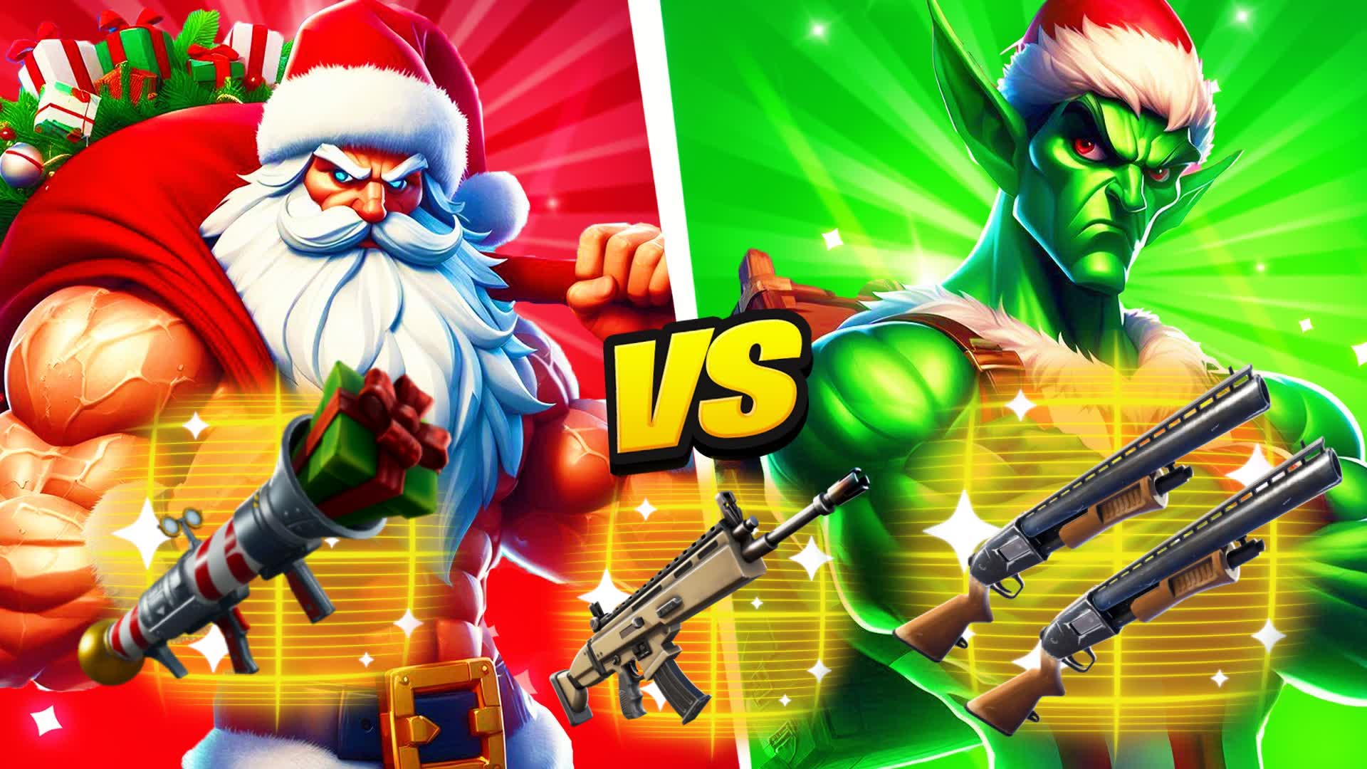 SANTA VS ELVES RED VS BLUE🔴🔵 6131-5486-5278 by pinof - Fortnite ...