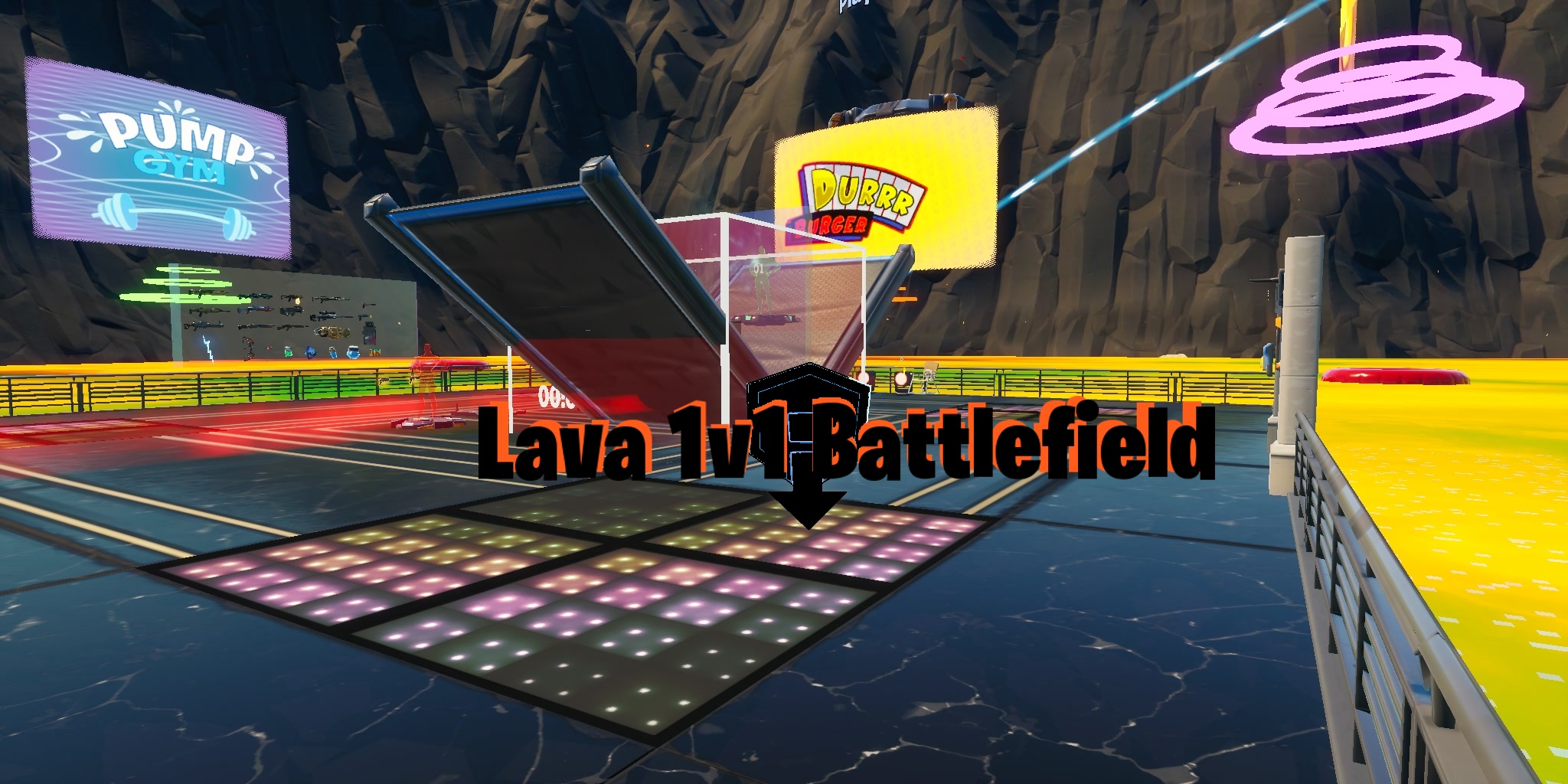 Lava 1v1 battlefield 0897-1510-8646 by 231tyler - Fortnite Creative Map ...