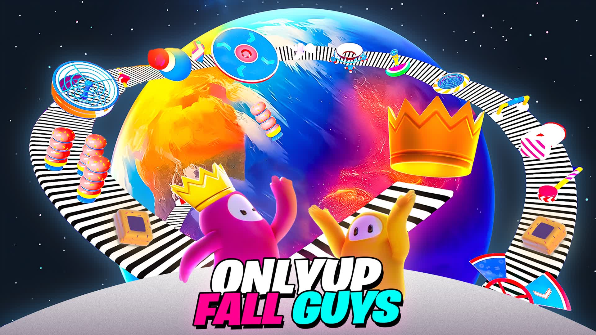 ONLYUP FALL GUYS! 👑 0742-9296-6639 by blistkai - Fortnite Creative Map ...