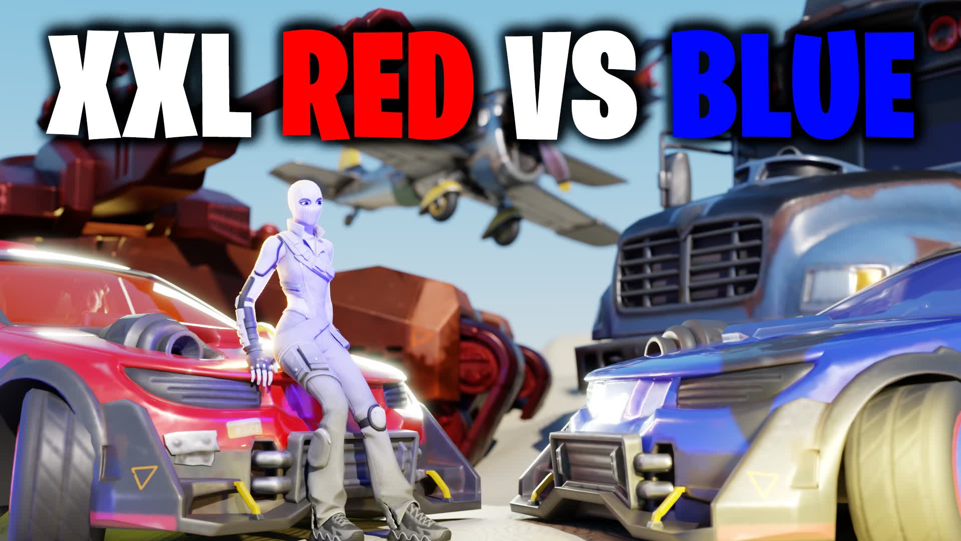 XXL RED VS BLUE 6374-4995-4956 by ximik - Fortnite Creative Map Code ...