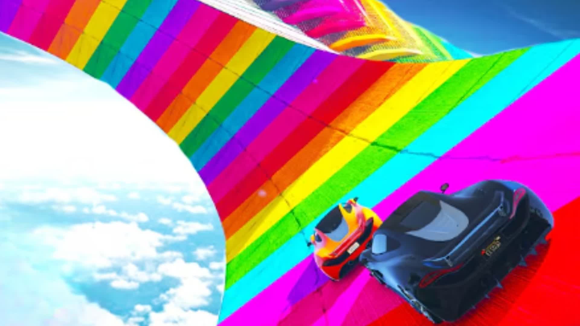 Rainbow Color Mega Ramp Race 3946-4749-8147 by ppgamesstudio - Fortnite ...