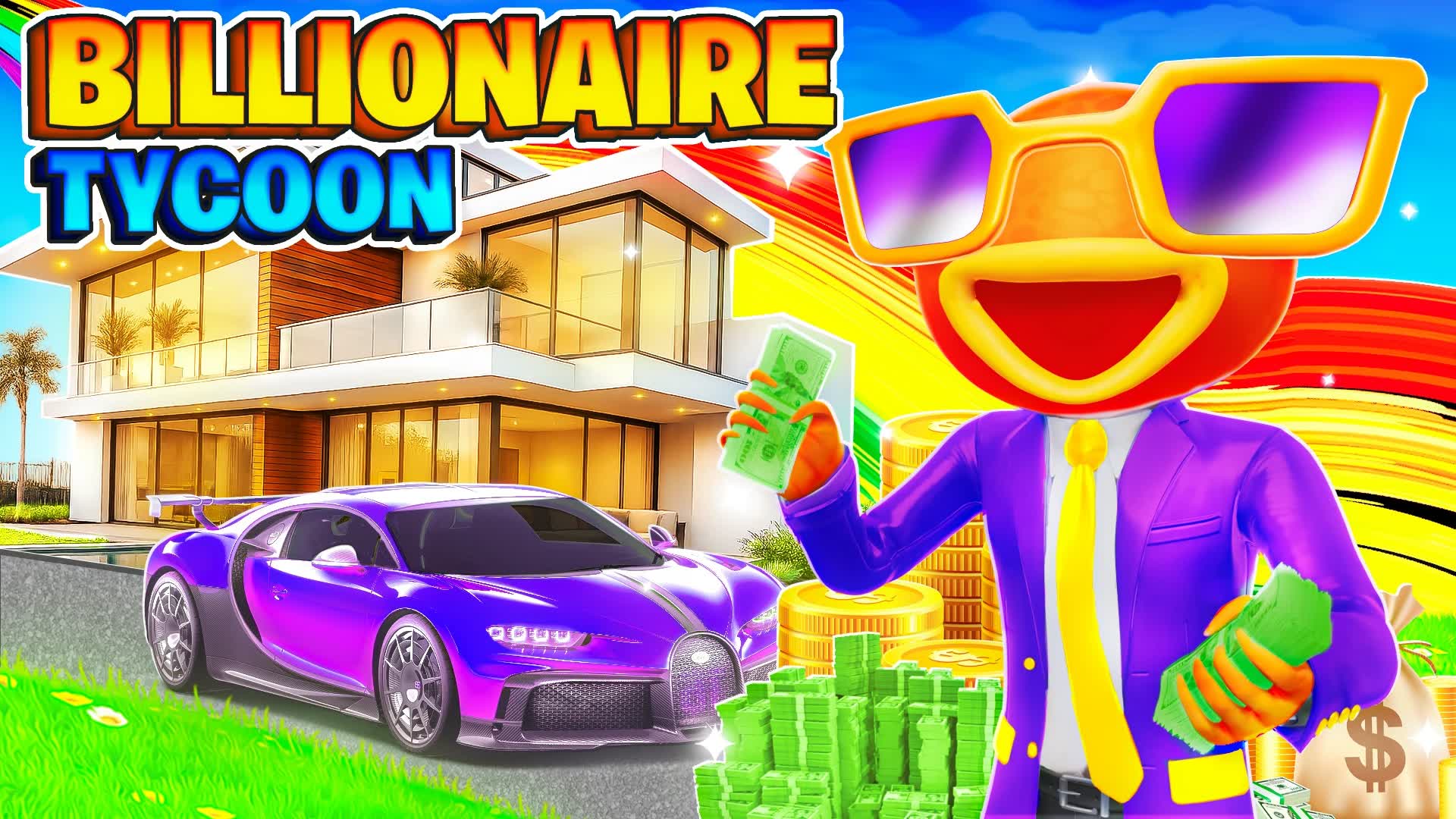 INSANE BILLIONAIRE TYCOON!!! 8135-6079-2033 by fnfd23 - Fortnite