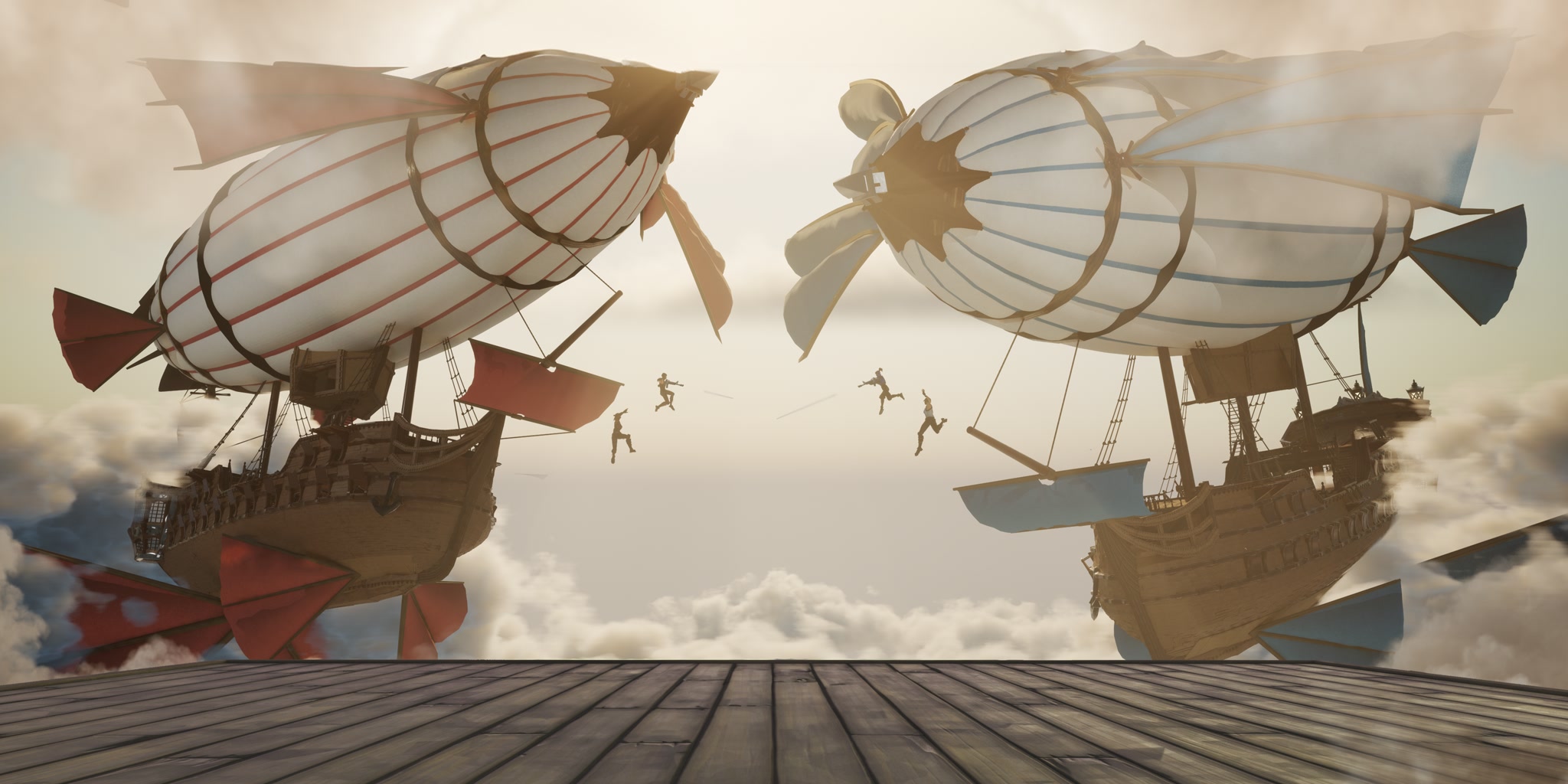 AIRSHIP WARS! RED VS BLUE🔴🔵 8871-9008-2174 by beyond - Fortnite ...