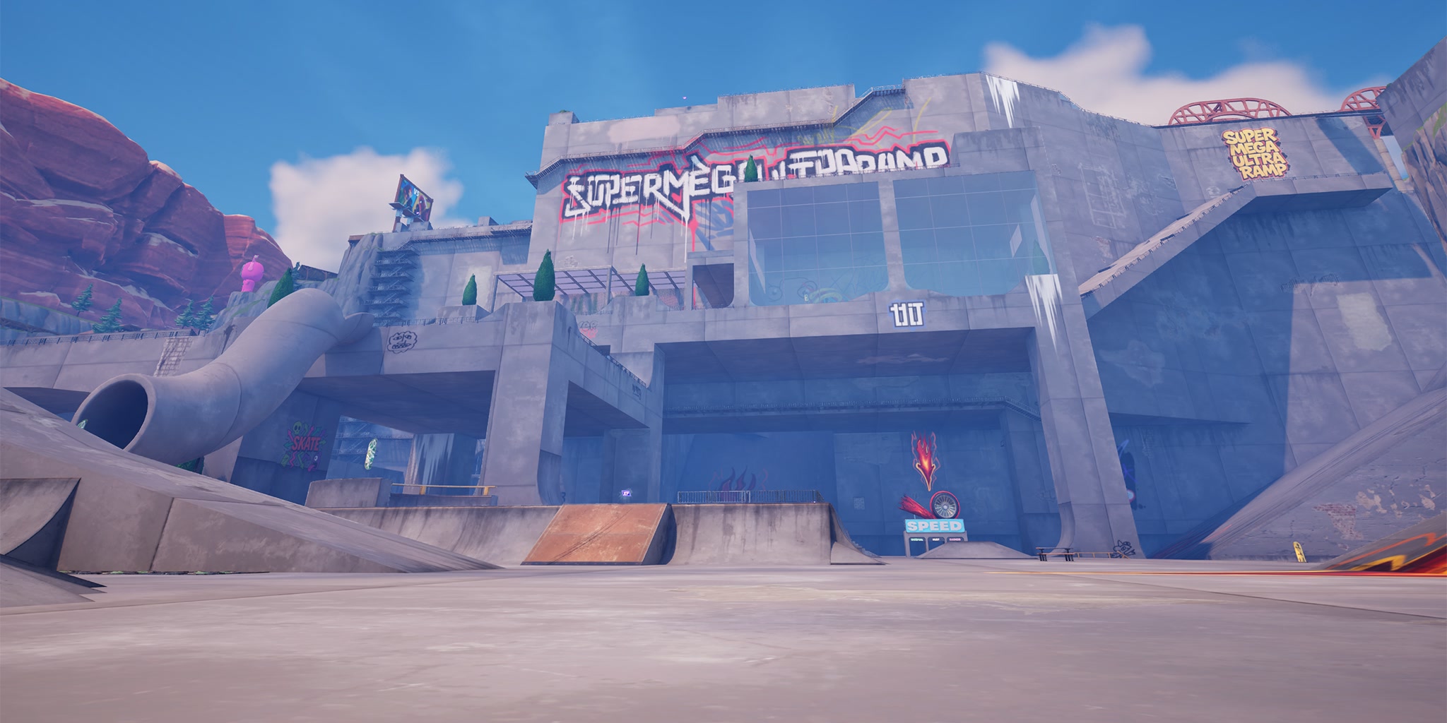 Super Mega Ultra Ramp | Stunt Park 5385-7940-1472 by 11it - Fortnite ...