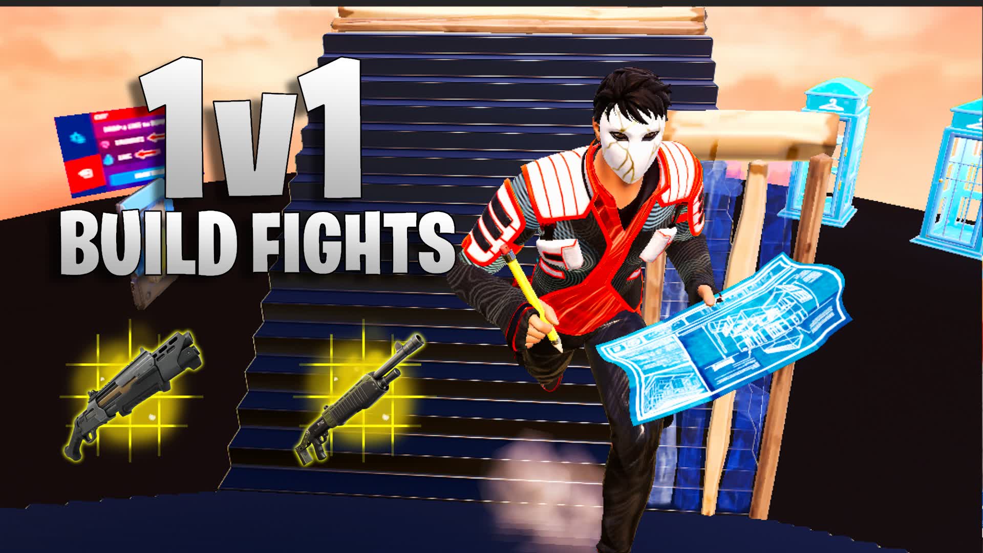 1v1 Pro Build Fights [200 PUMP] 0856-2901-3270 by aftershock - Fortnite Creative Map Code ...