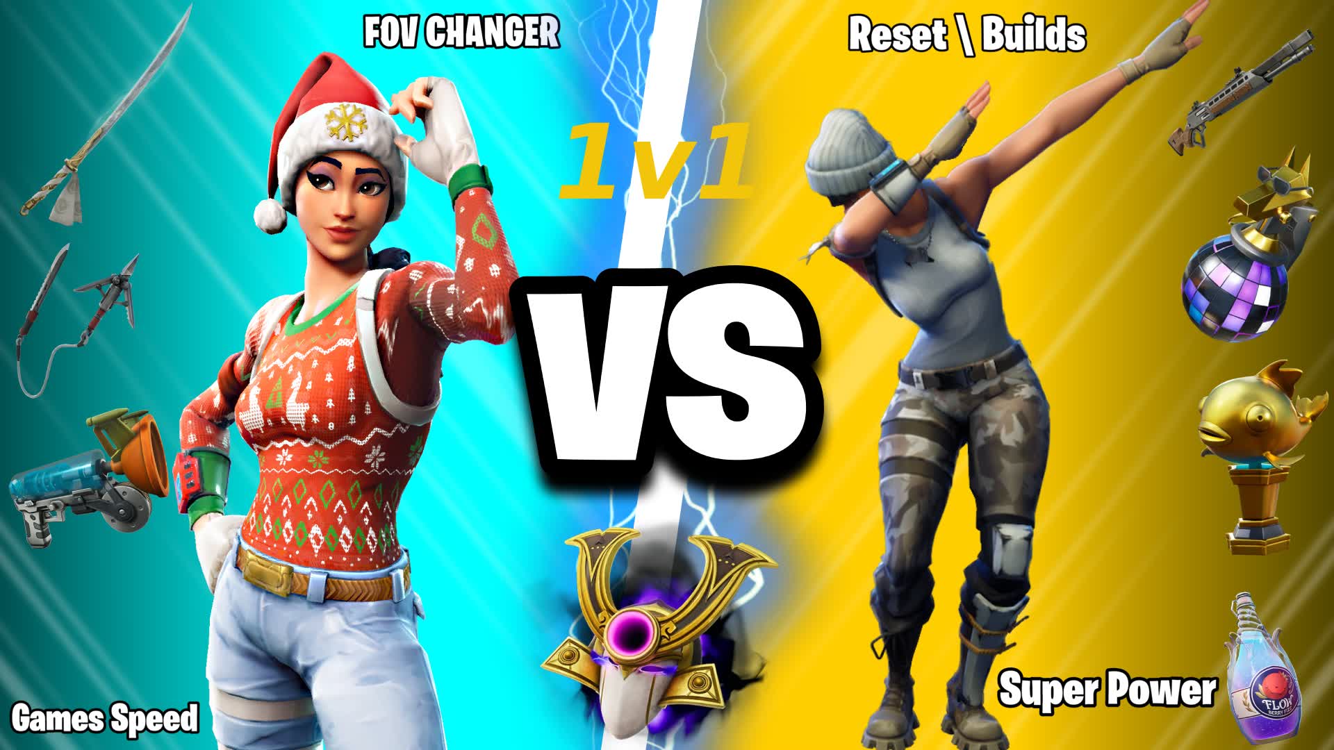 map 1v1 3917-6547-1063 by kim10 - Fortnite Creative Map Code - Fortnite.GG