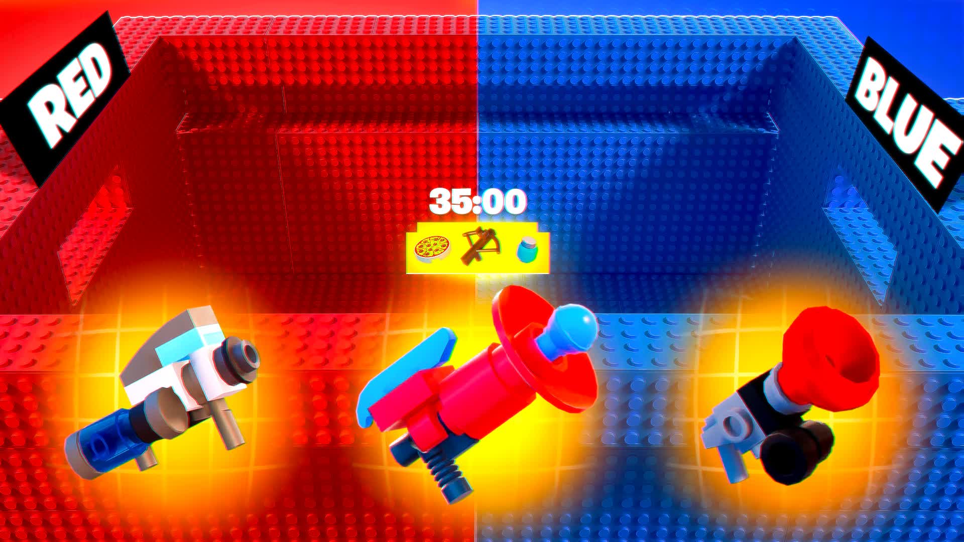 🔴CRAZY BRICK RED VS BLUE 🔵 2909-9988-4448 by realnastyy - Fortnite Creative Map Code - Fortnite.GG