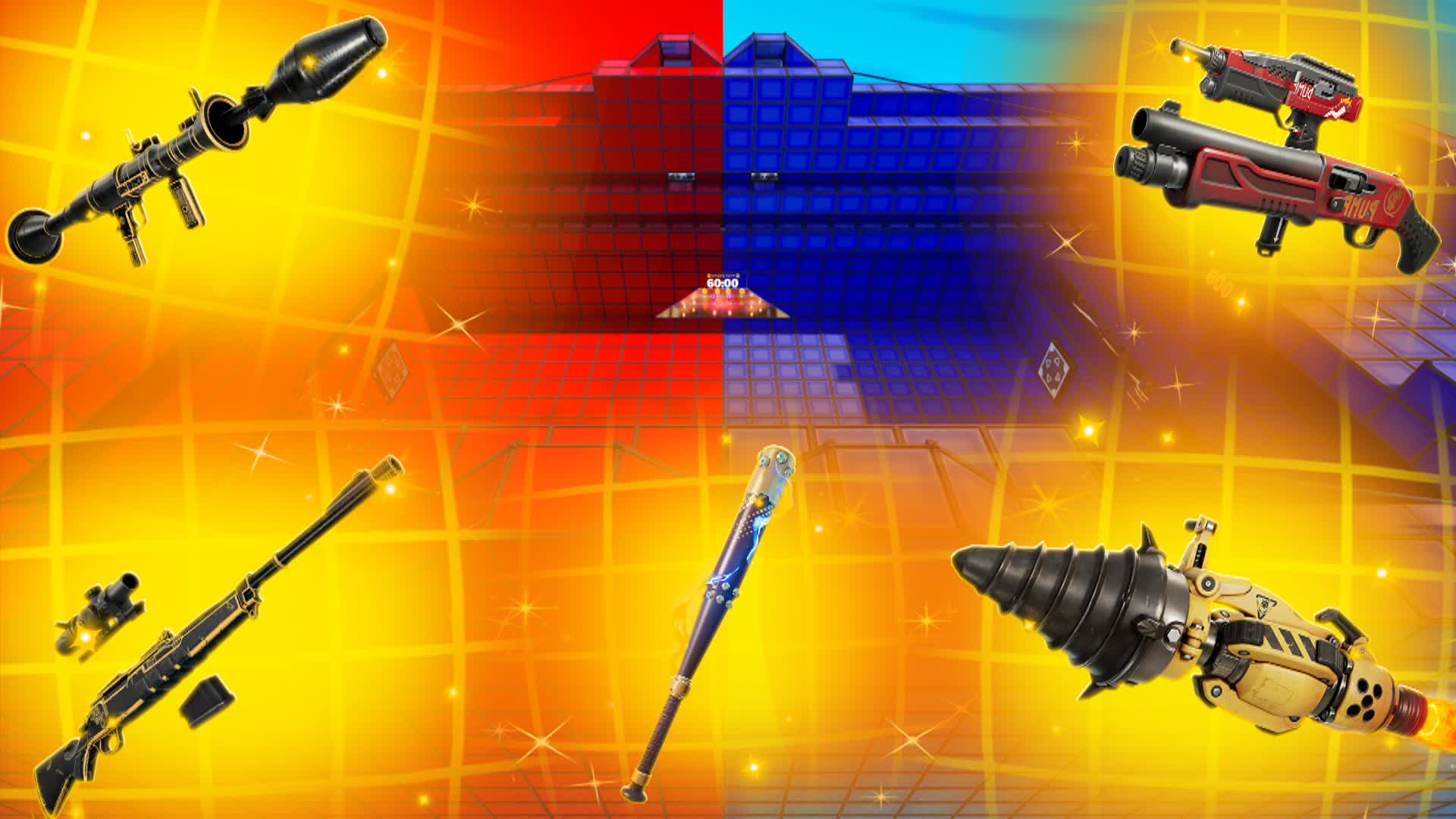 AMAZING RED VS BLUE 🔴🔵 8442-8238-1452 by shufflegamer - Fortnite Creative Map Code - Fortnite.GG