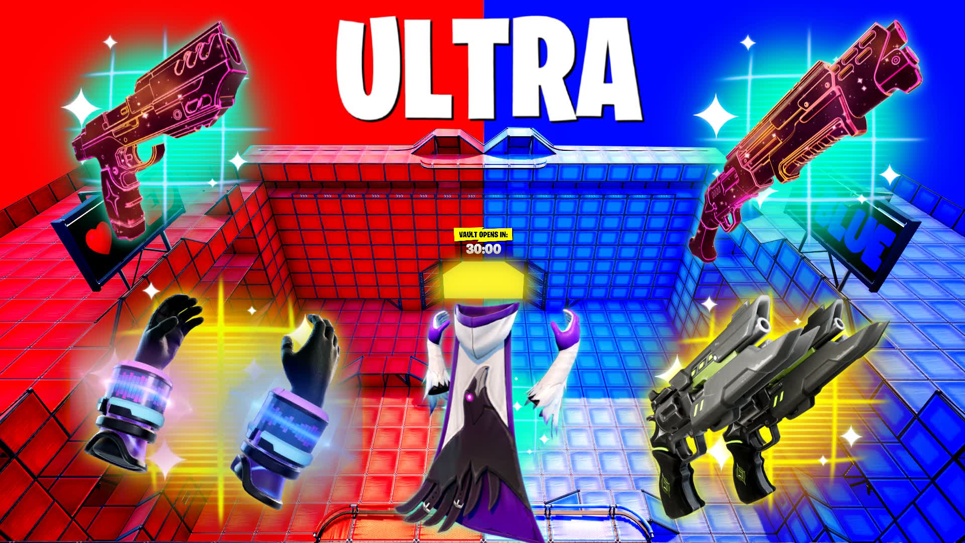 ULTRA Red vs Blue 🔴🔵 5939-6862-3725 by asdx - Fortnite Creative Map ...