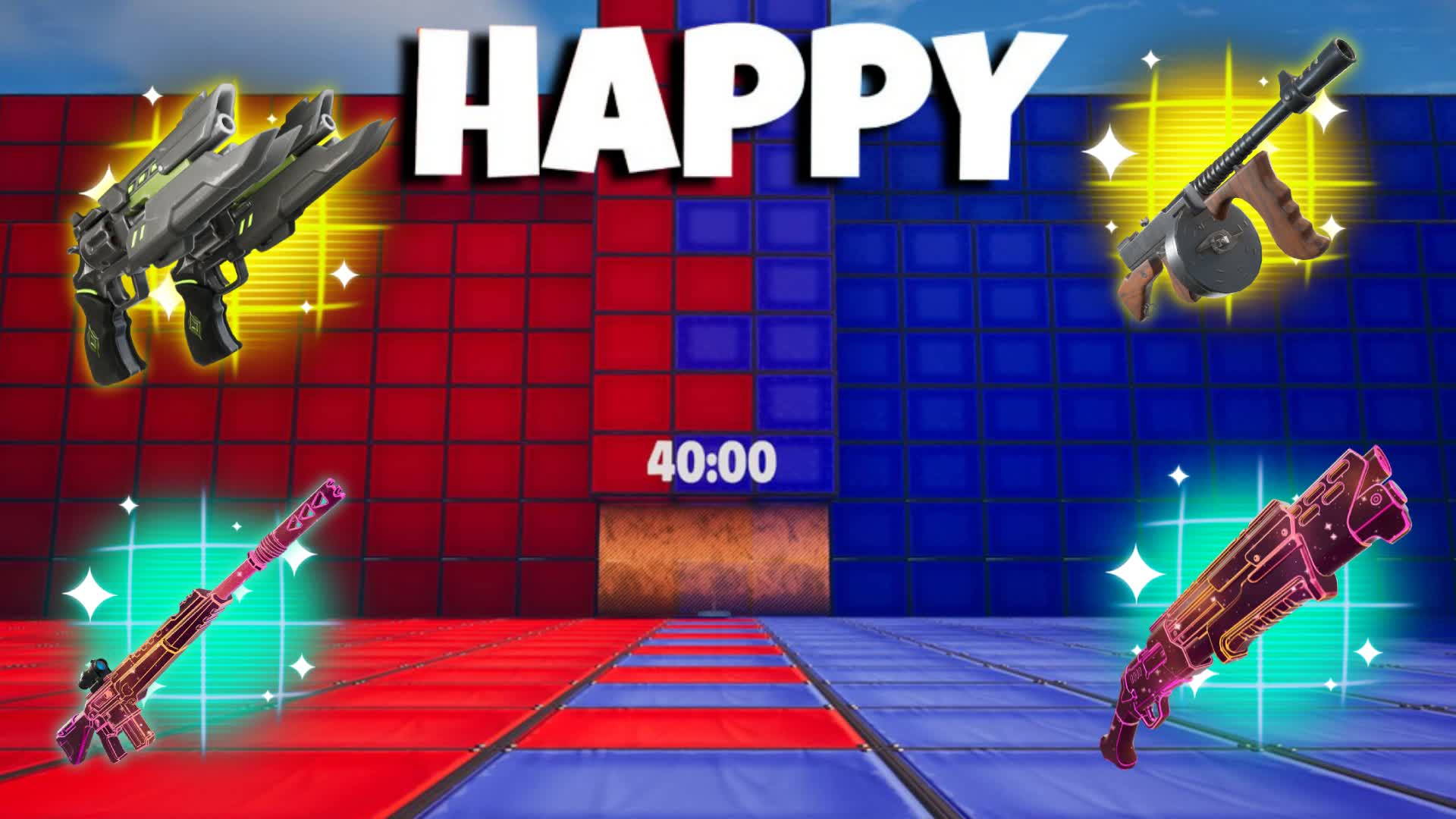 CHAOS PROS RED VS BLUE 🔴🔵 ALL WEAPONS 1623-0729-7280 by 1v1v1-1v ...