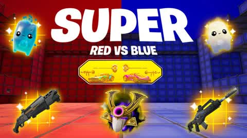 SUPER RED VS BLUE 🔴🔵VAULT 9139-2178-9746 by neeon - Fortnite Creative Map Code - Fortnite.GG