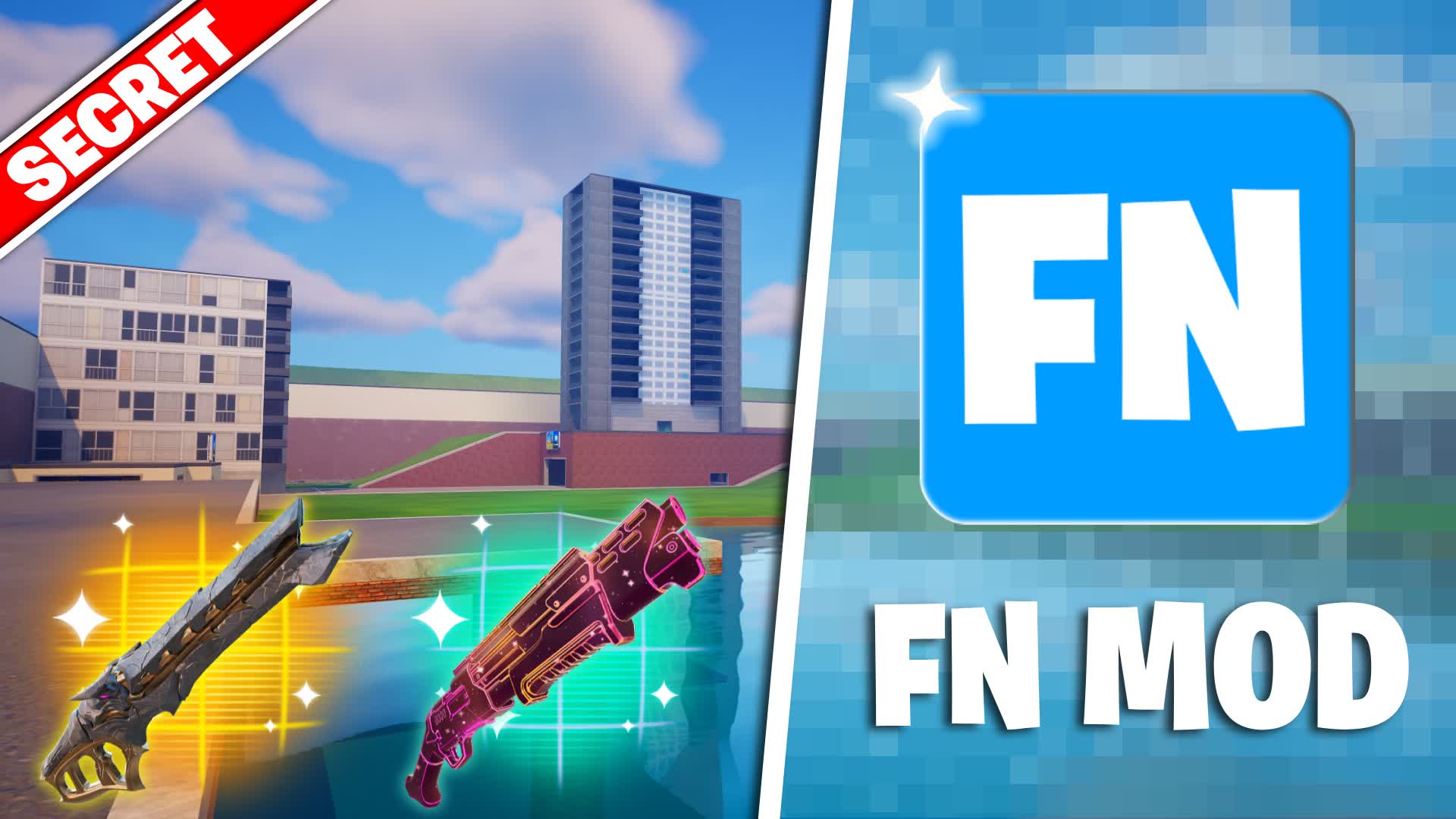 FN MOD - ALL WEAPONS 6156-2585-5845 by waydeal - Fortnite Creative Map ...