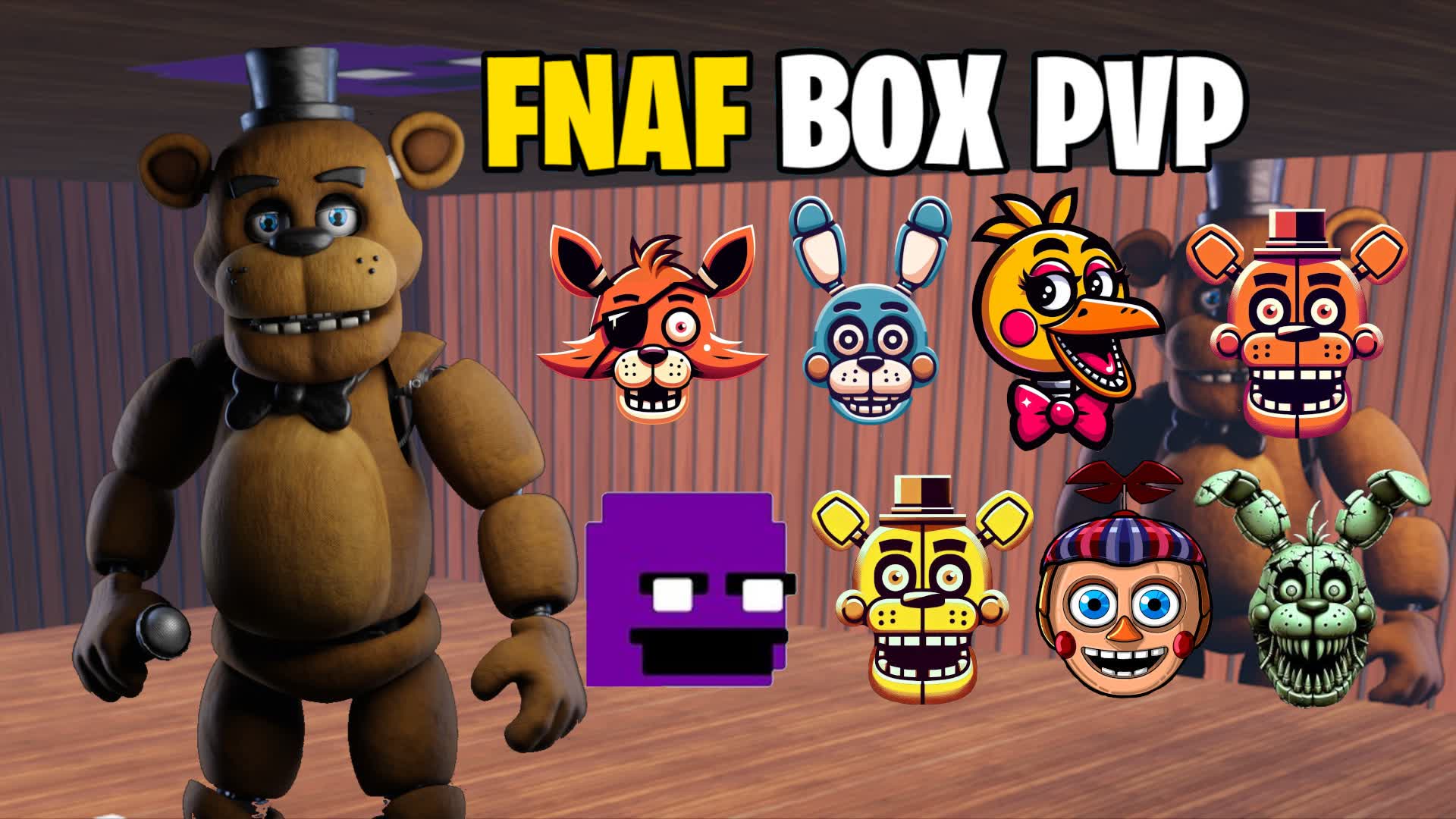 📦FNAF BOX PVP📦 9059-6751-5466 by cepyfn - Fortnite Creative Map Code ...