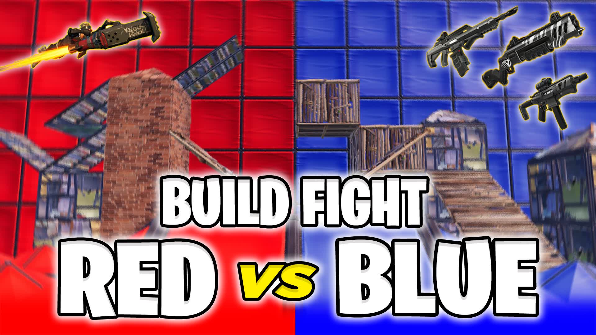 🛠️ BUILD FIGHT 🛠️ RED vs BLUE 💥 9188-9890-8706 by play-epicplay ...