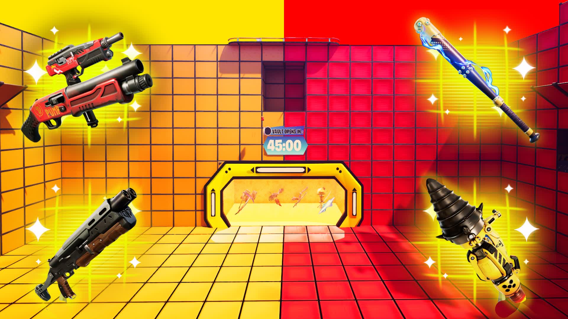 NOUVEAU COMBAT - ROUGE CONTRE JAUNE 🔴🟡 8972-7933-0515 par ch77 - Fortnite