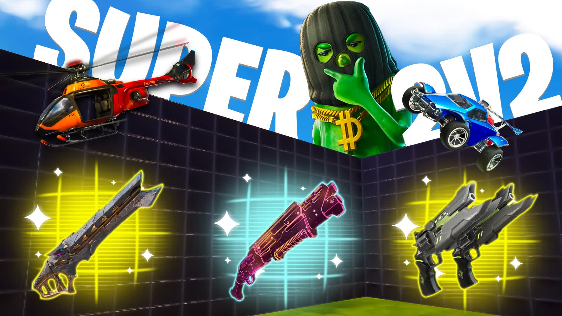 SUPER 2V2 WITH EVERY GUN 0852-7304-6508 by teamnoctis - Fortnite ...