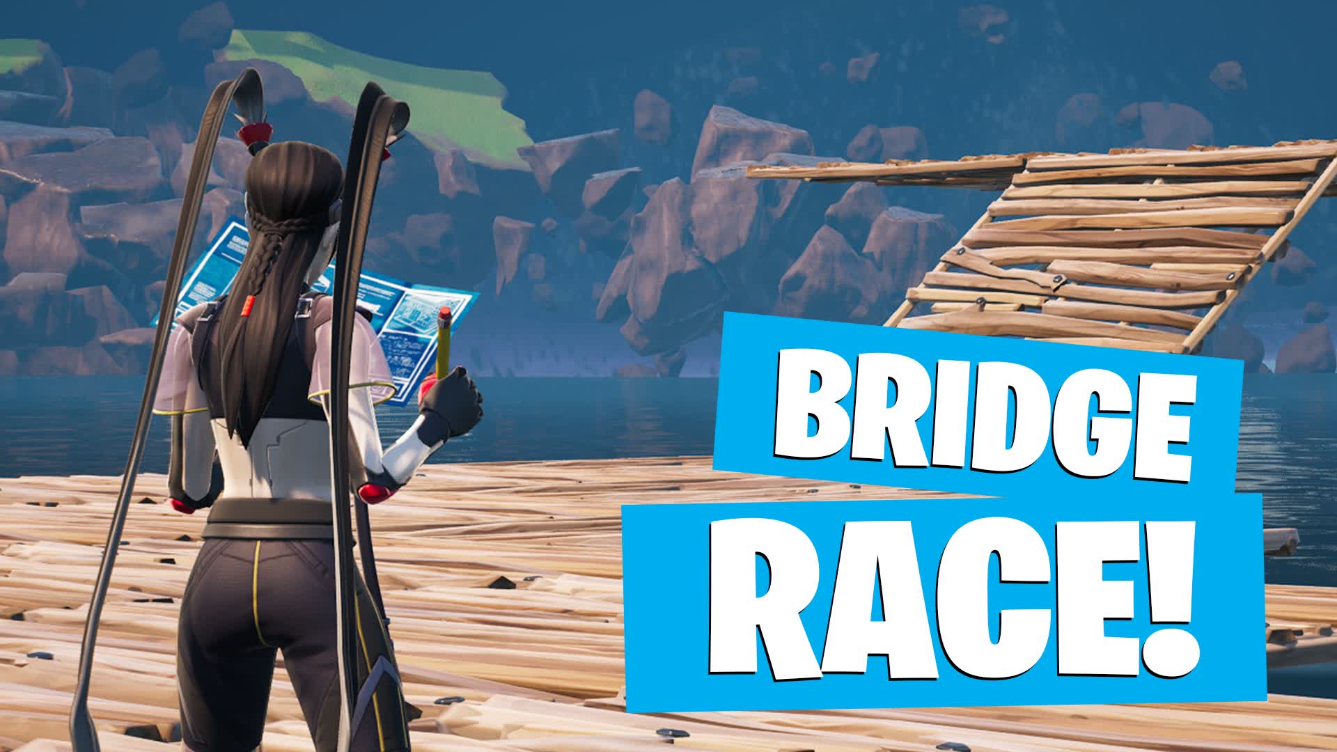 Bridge Race! 2227-0563-6093 by webcoregames - Fortnite Creative Map Code - Fortnite.GG