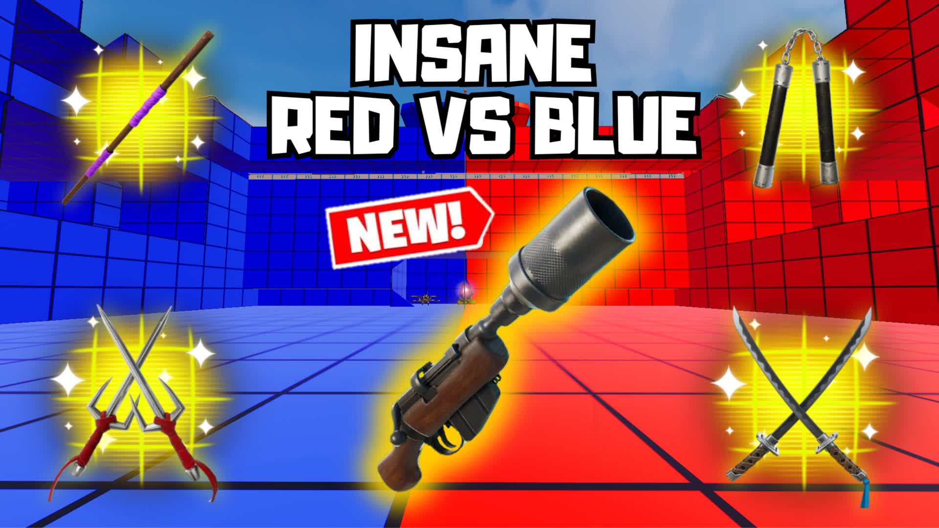 INSANE RED VS BLUE 🔴🔵 2788-0423-1716 by ryryburger - Fortnite Creative ...