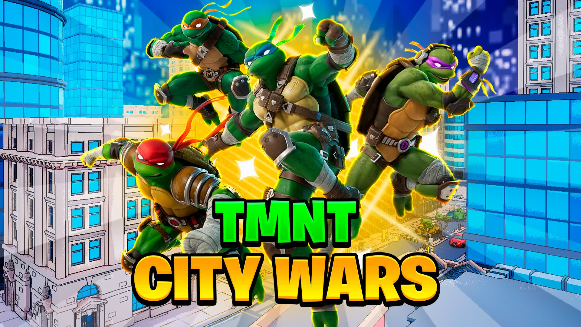 TMNT CITY WARS 🍕 0722-8095-3040 by handerinc - Fortnite Creative Map ...