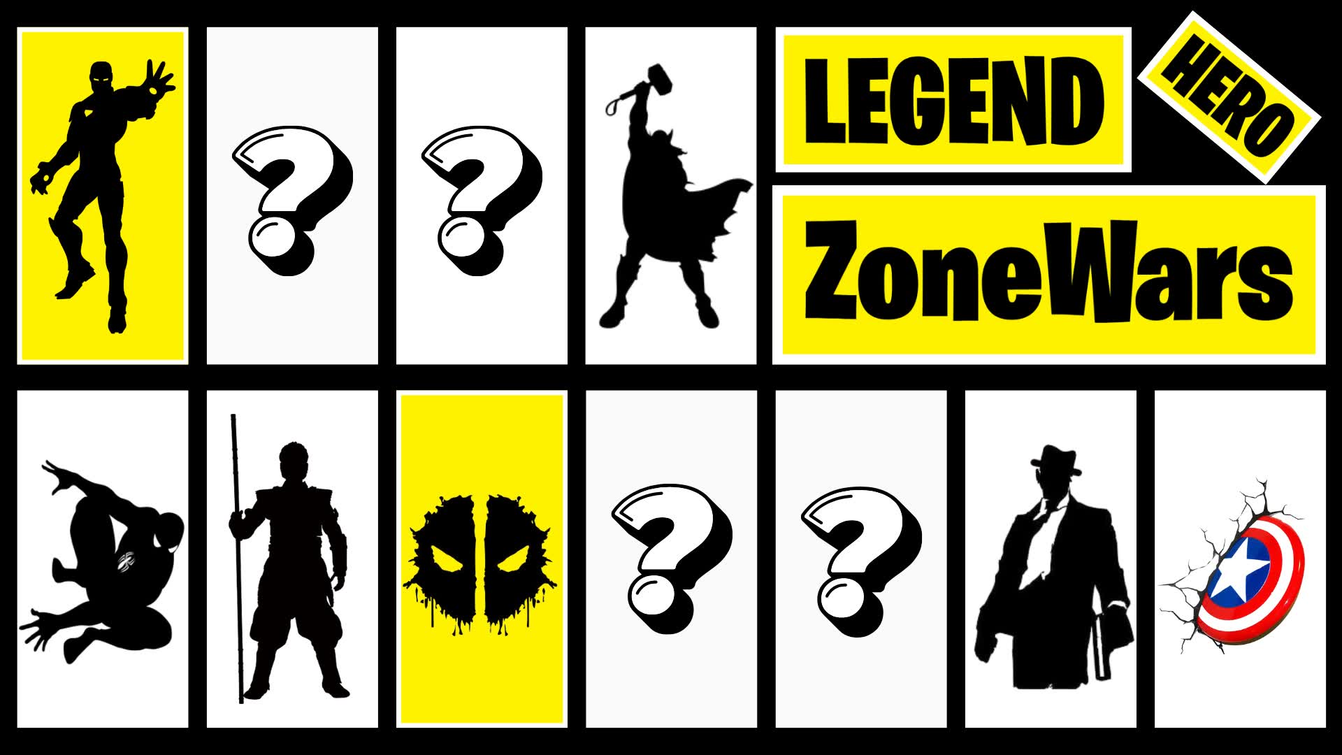 LEGEND HERO ZONEWARS 1524-4223-7706 by anthrotgames - Fortnite
