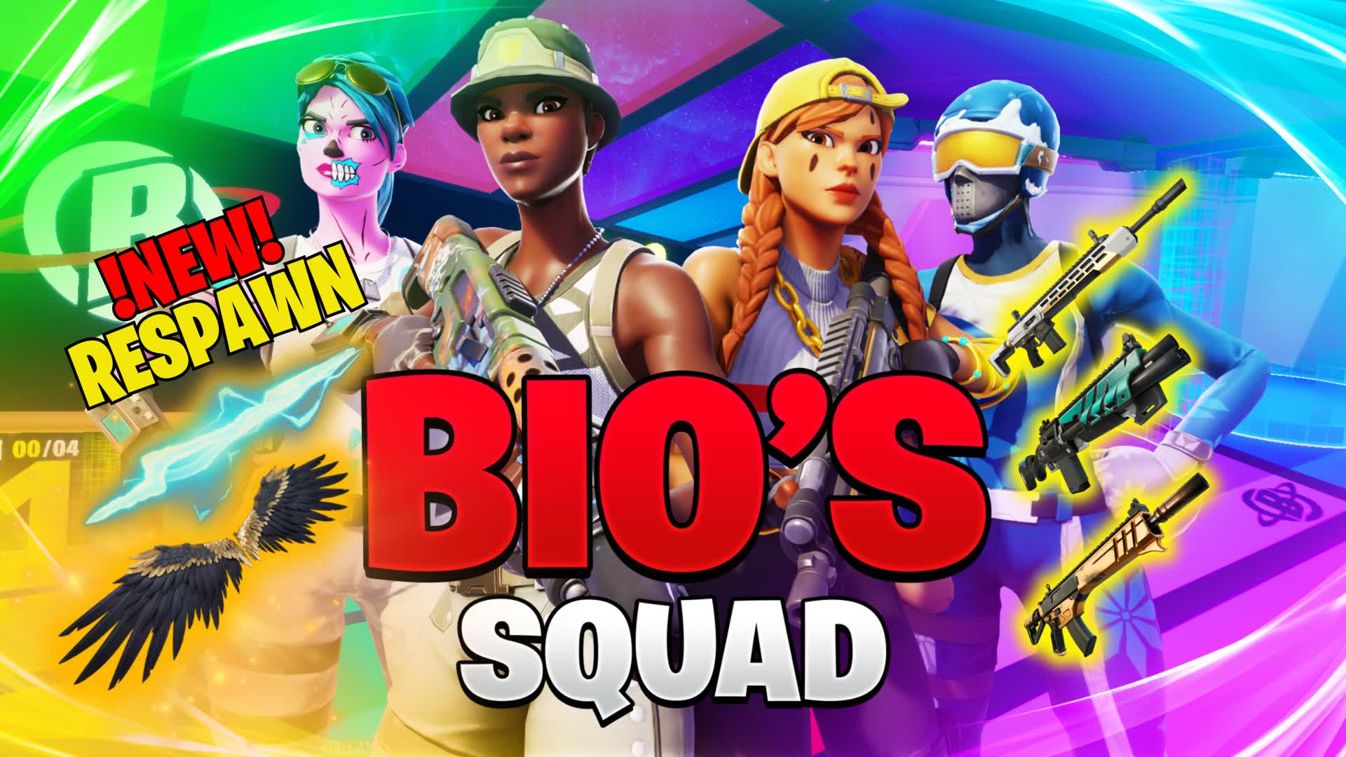 💛Bio's SQUAD ZONE WARS💛 32 PLAYER 0007-2048-2784 by bio - Fortnite ...