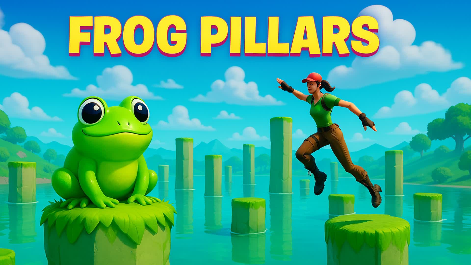 Frogs Pillars 9266-4243-1051 by sequall_fn - Fortnite Creative Map Code ...