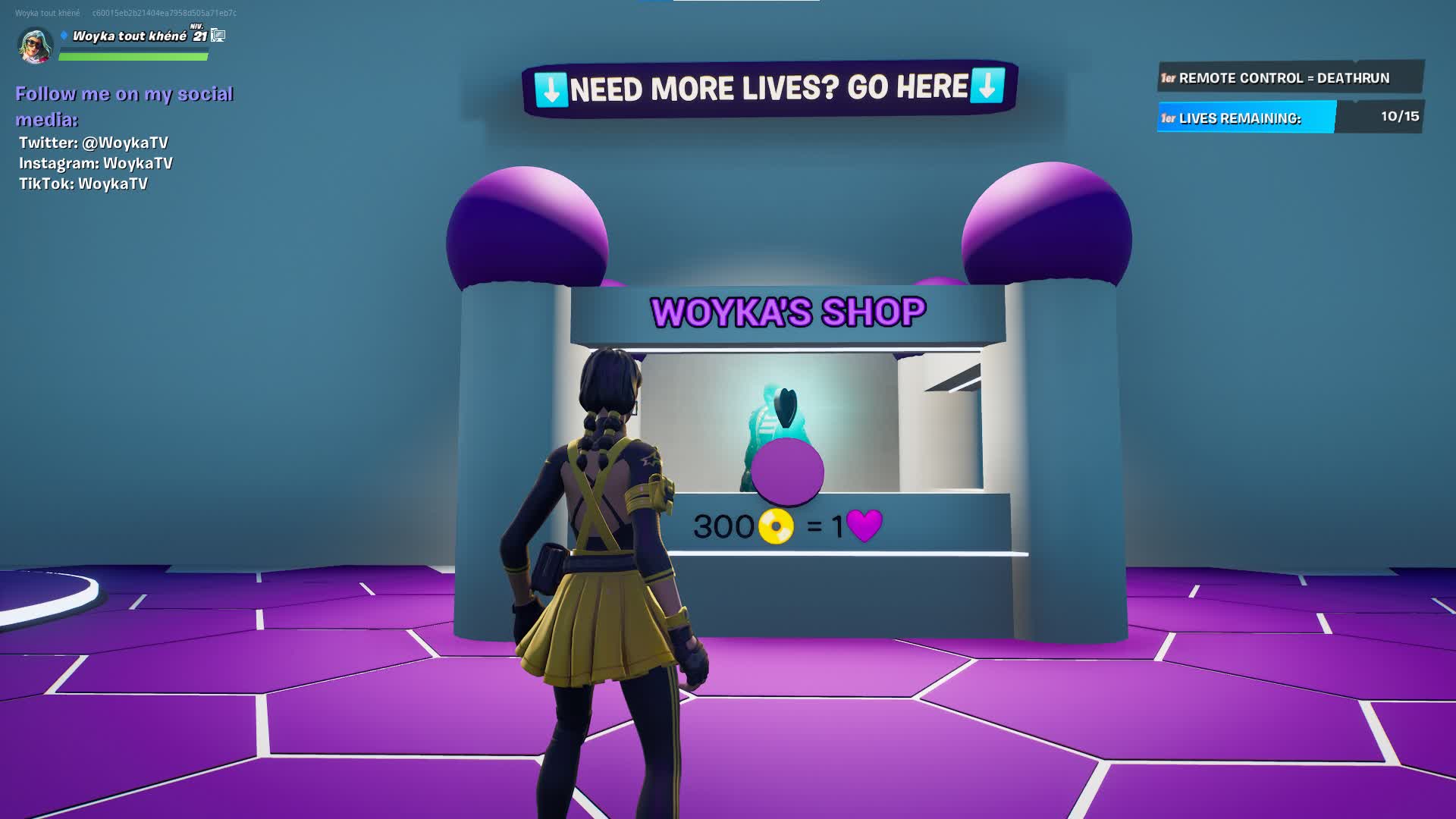 LIVES 10 1477-1420-1155 by woyka - Fortnite Creative Map Code - Fortnite.GG
