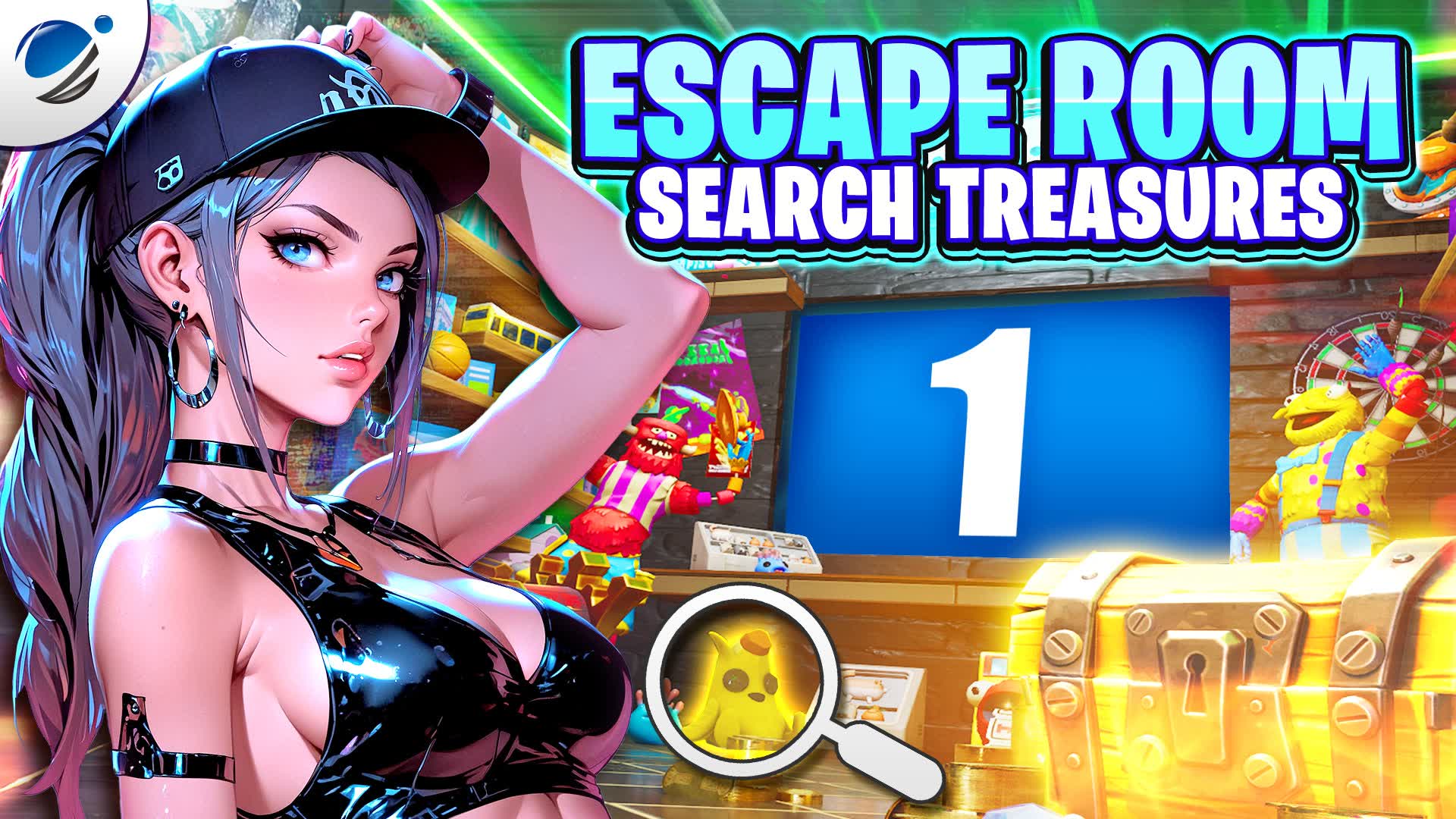 CYBERPUNK ESCAPE ROOM SEARCH TREASURES 0634-4671-4635 by unioncreations - Fortnite Creative Map ...