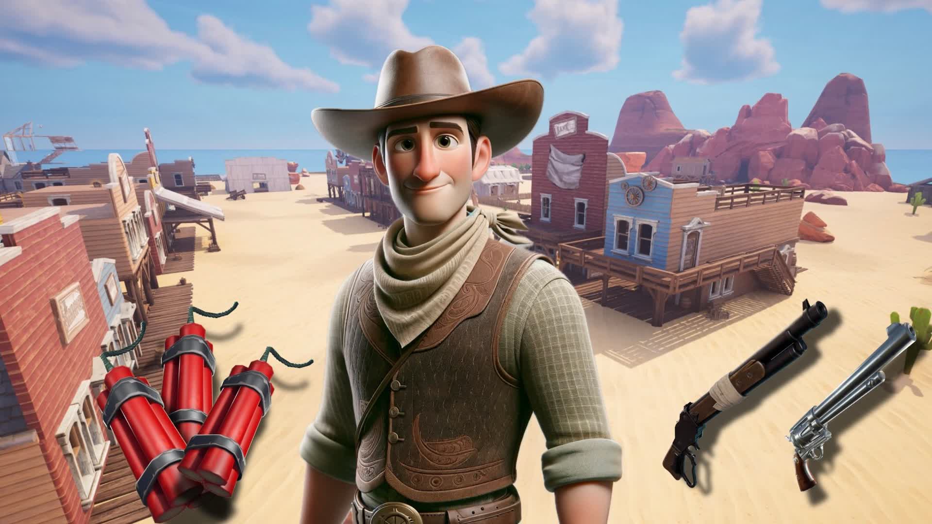 WILD WEST Zone Wars 7462-2019-6851 by themuffin - Fortnite Creative Map ...