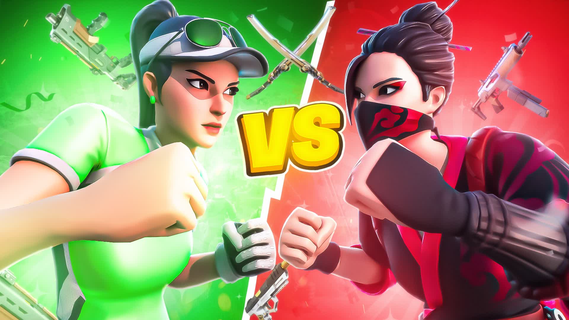 🍃 GREEN VS RED 🧨 2379-0839-2592 by djmorvix - Fortnite Creative Map ...