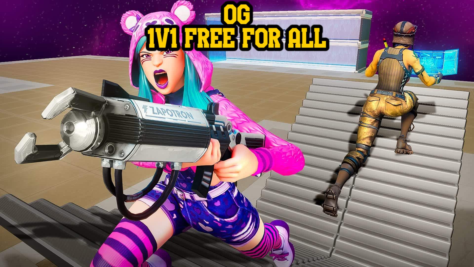 OG 1v1 FREE FOR ALL 7524-9291-8362 by chaosmaps - Fortnite Creative Map Code - Fortnite.GG