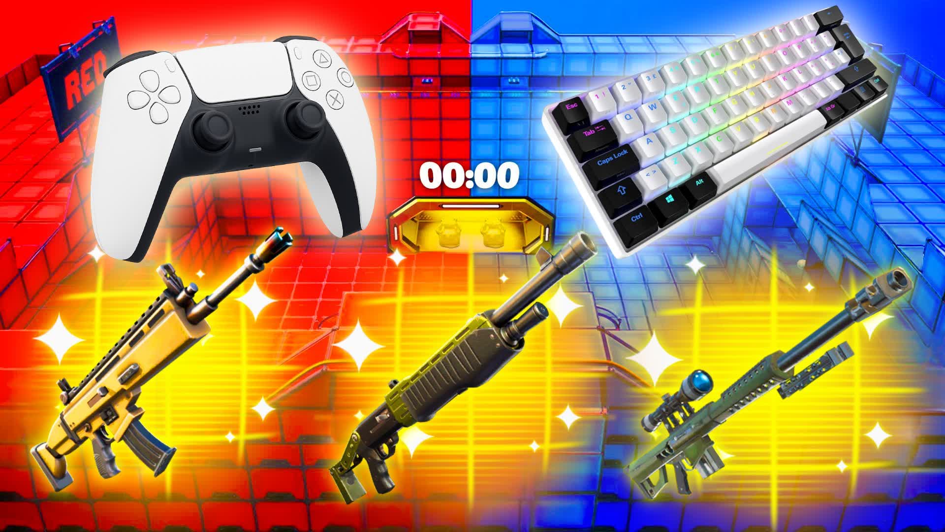 NEW BASIC RED VS BLUE🔴🔵 5179-6941-7506 by giqmmq - Fortnite Creative ...