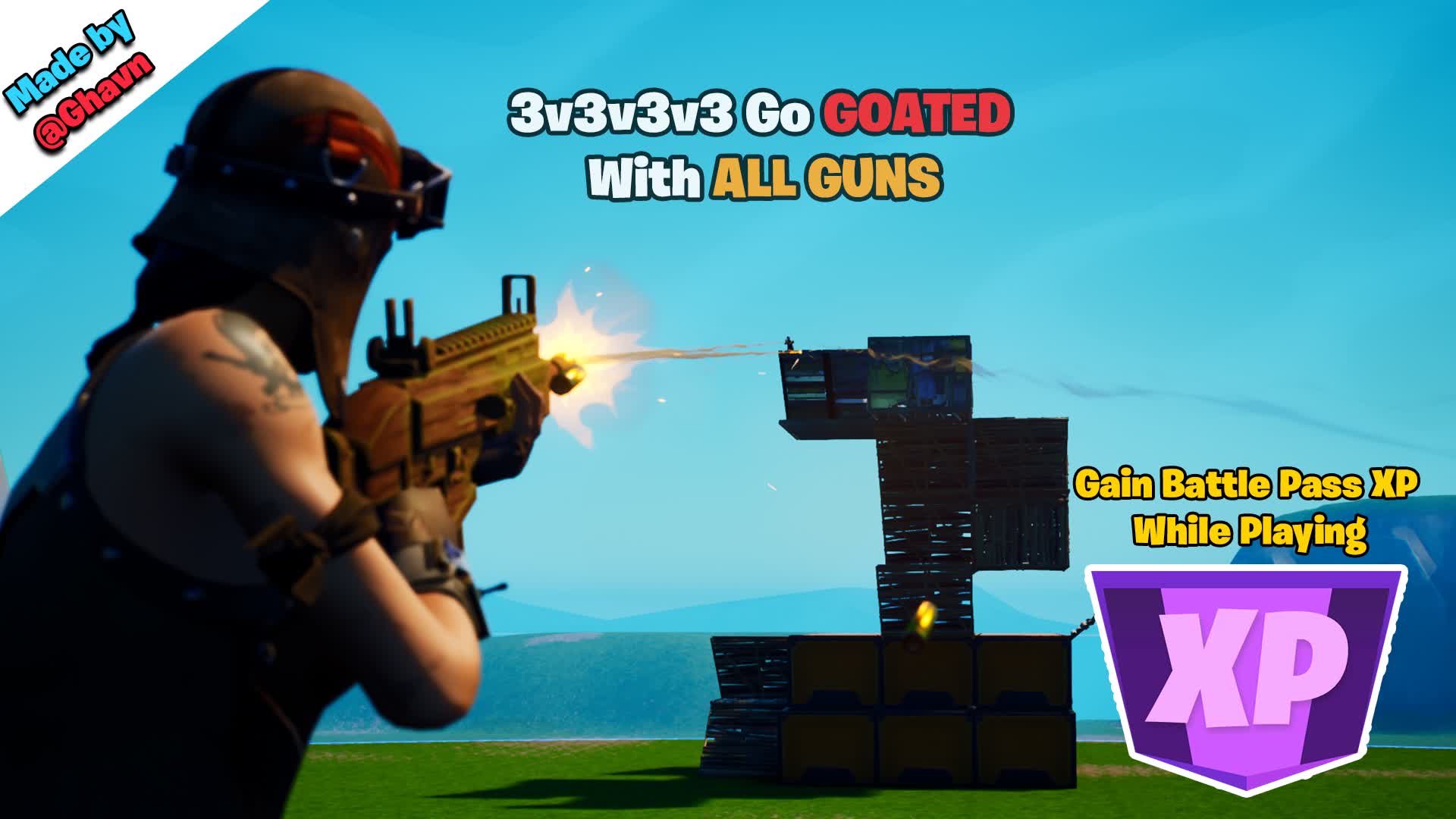3v3 Go Goated All New Guns 5285 7064 6150 By Gavin Fortnite 3v3 Go Goated All New Guns 5285 7064 6150 By Gavin Fortnite