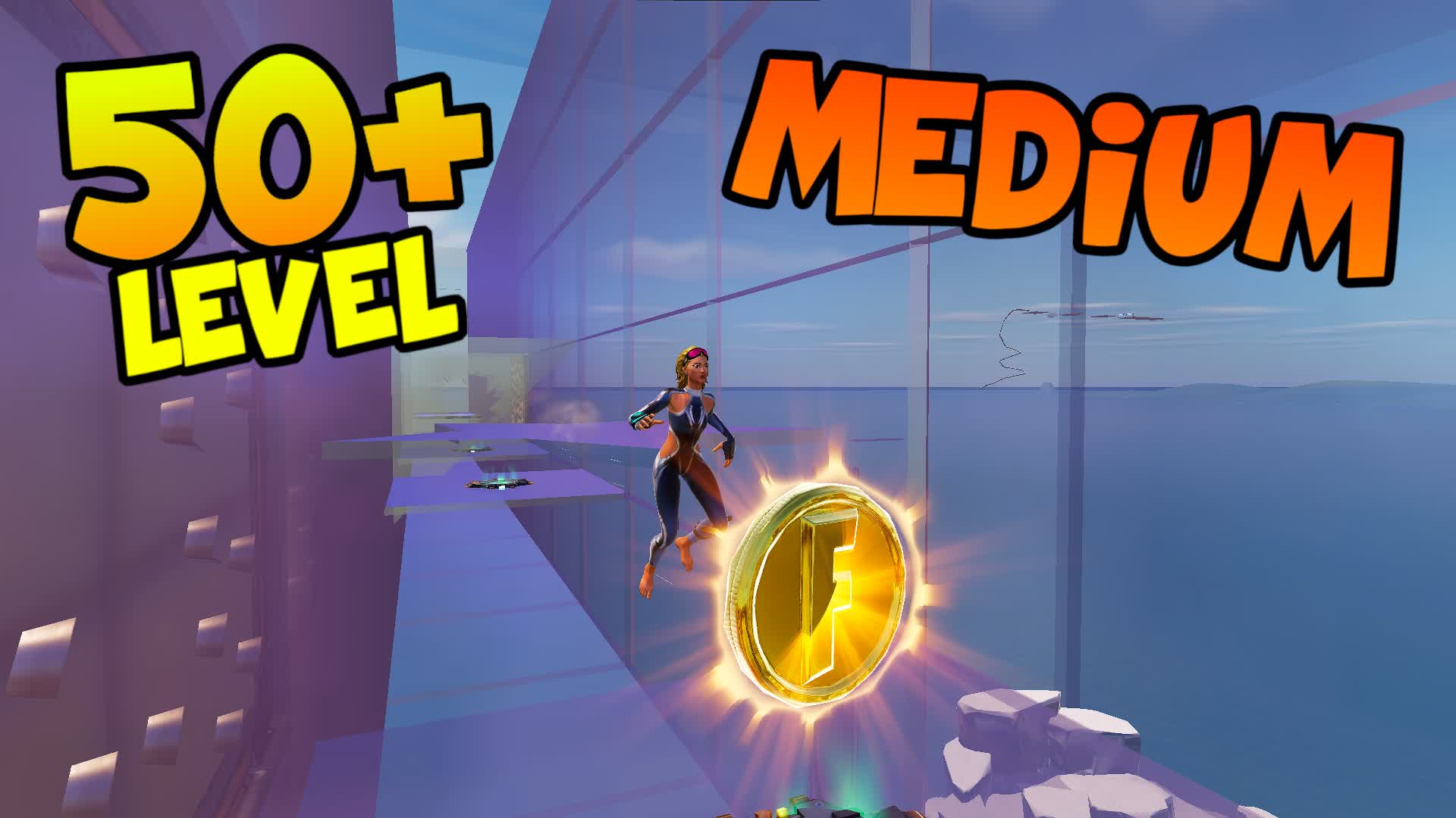 DEFAULT OBBY 50+ LEVEL🏃‍♂️ 0901-5802-4060 by dsx - Fortnite Creative ...