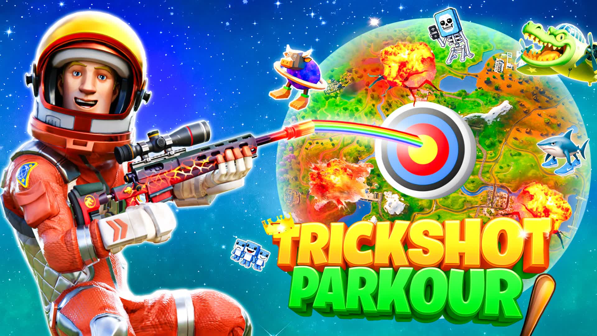 TRICKSHOT PARKOUR DEATHRUN BRAINROT 🎯 6383-3264-7848 de berrys05 en ...