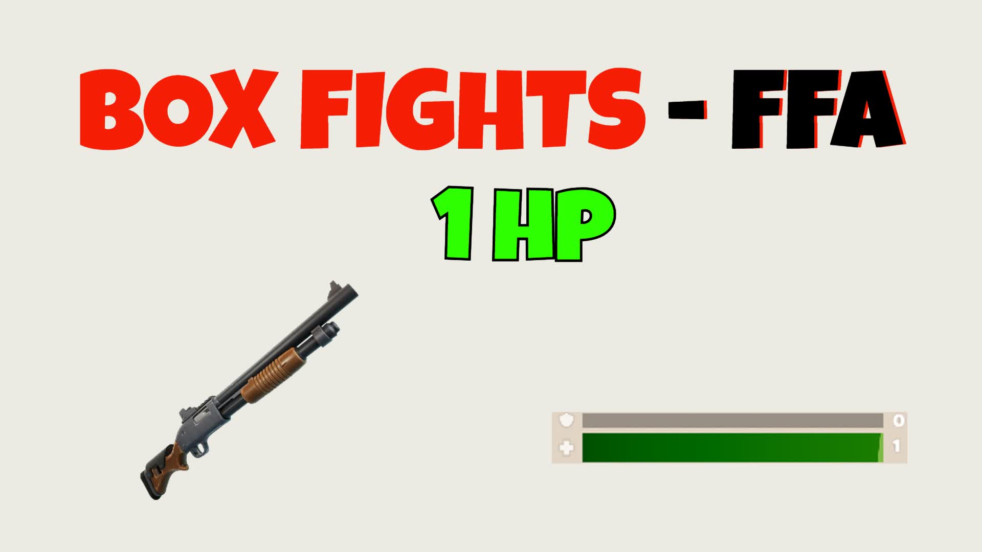 1 HP BOX FIGHTS - FREE FOR ALL💎 5373-1266-5487 by size - Fortnite